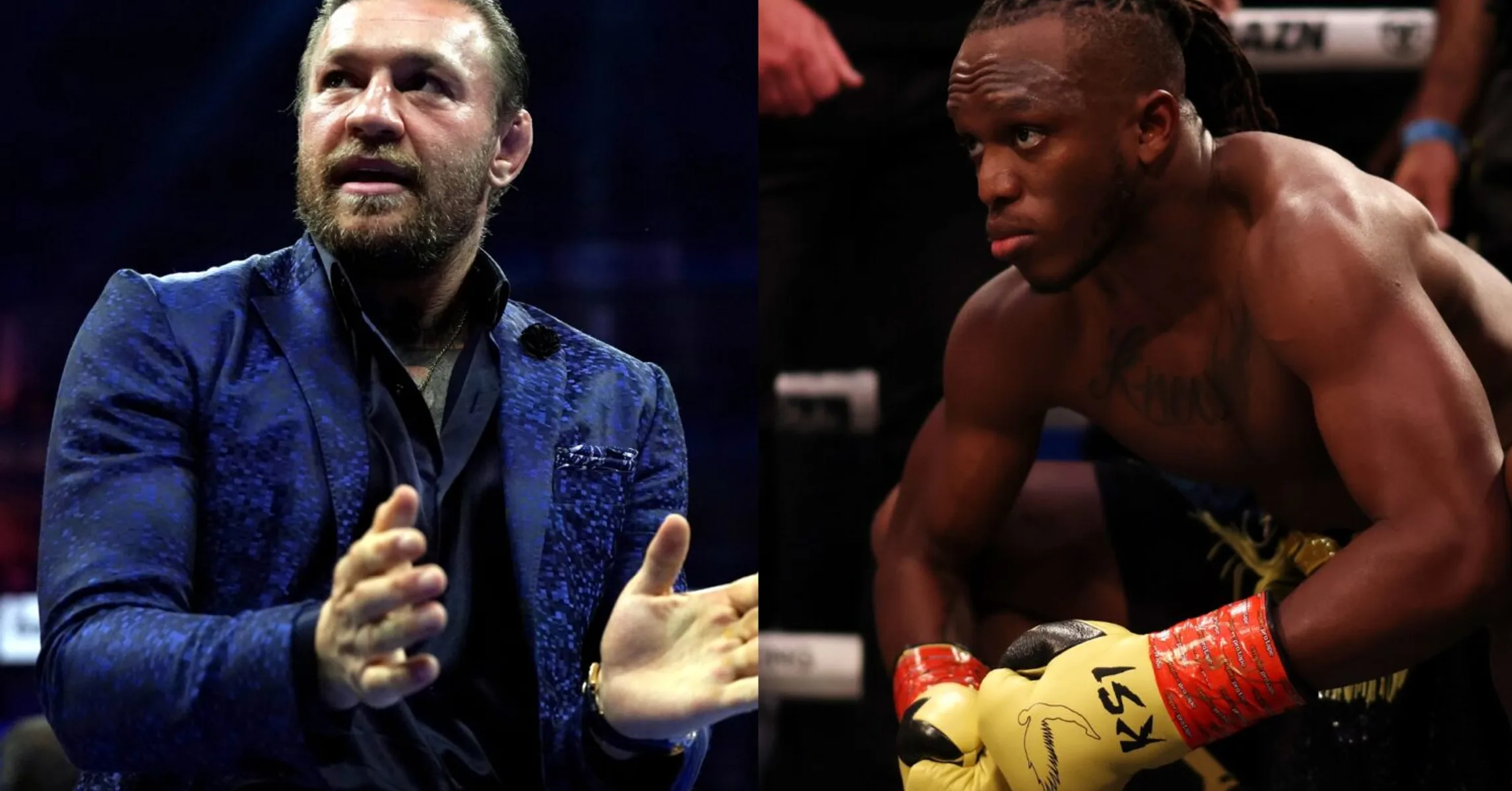 Conor McGregor Challenges KSI During Boxing Match