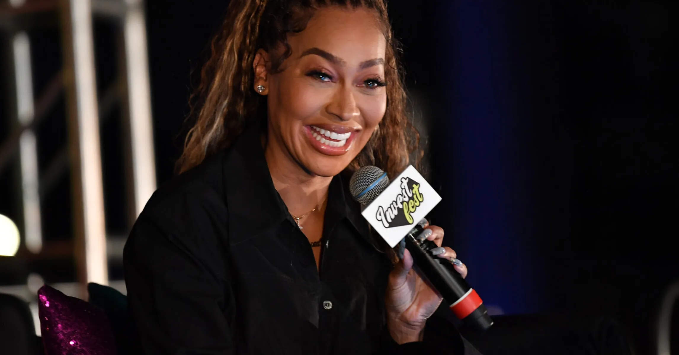 La La Anthony Vibes Out To Travis Scott While Posting Up In A Bikini By ...