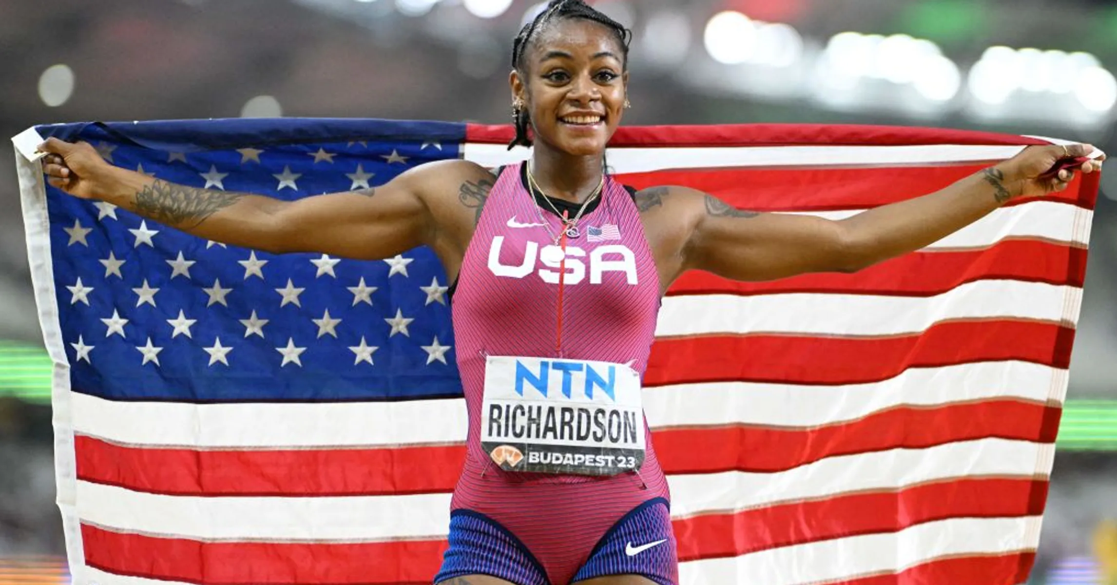 Sha'Carri Richardson Takes Home First Place In 100m Finale