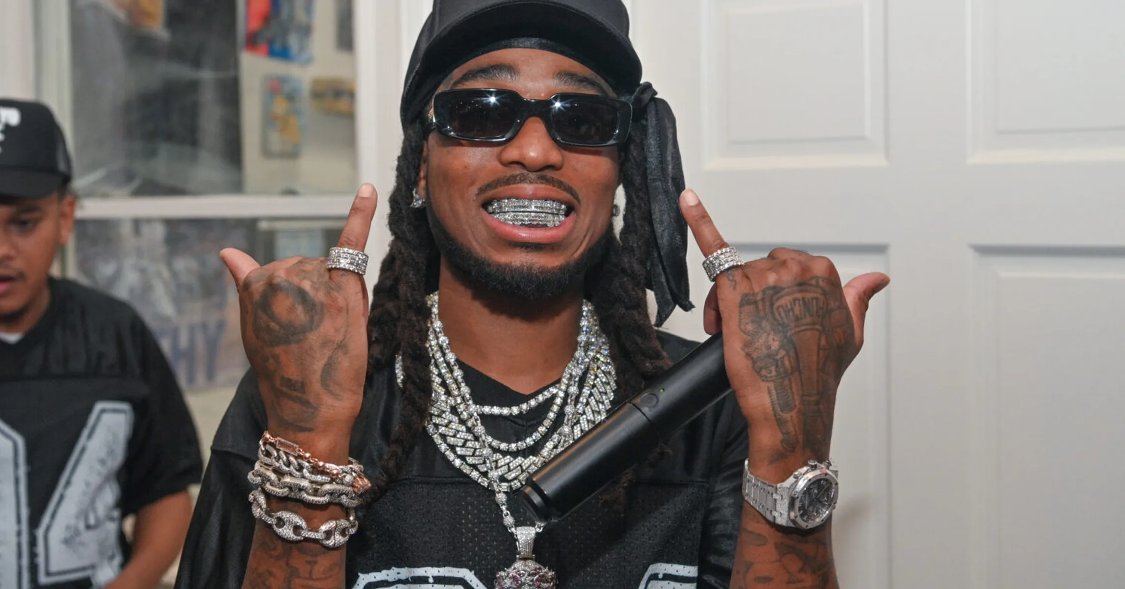 Quavo Links Up With General Ock For A Barbecue Chopped Cheese
