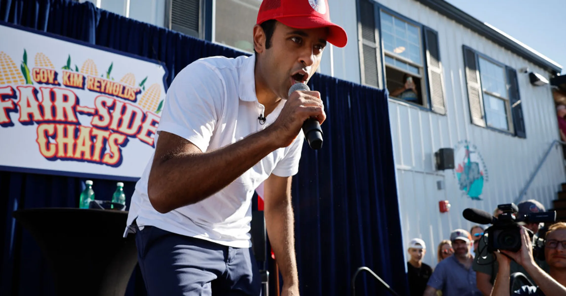 Republican Candidate Vivek Ramaswamy Addresses Eminem's Cease And Desist