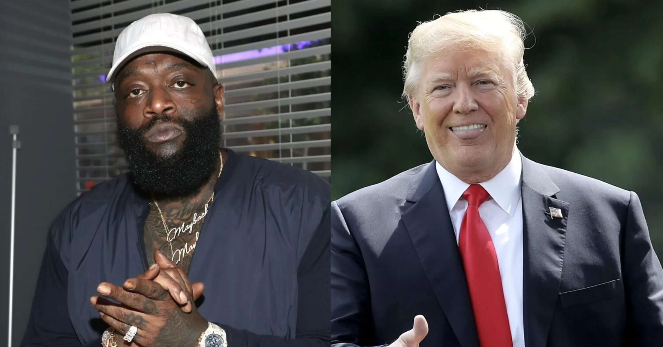 Rick Ross Proudly Flexes His Private Jet Parked Beside Donald Trump's