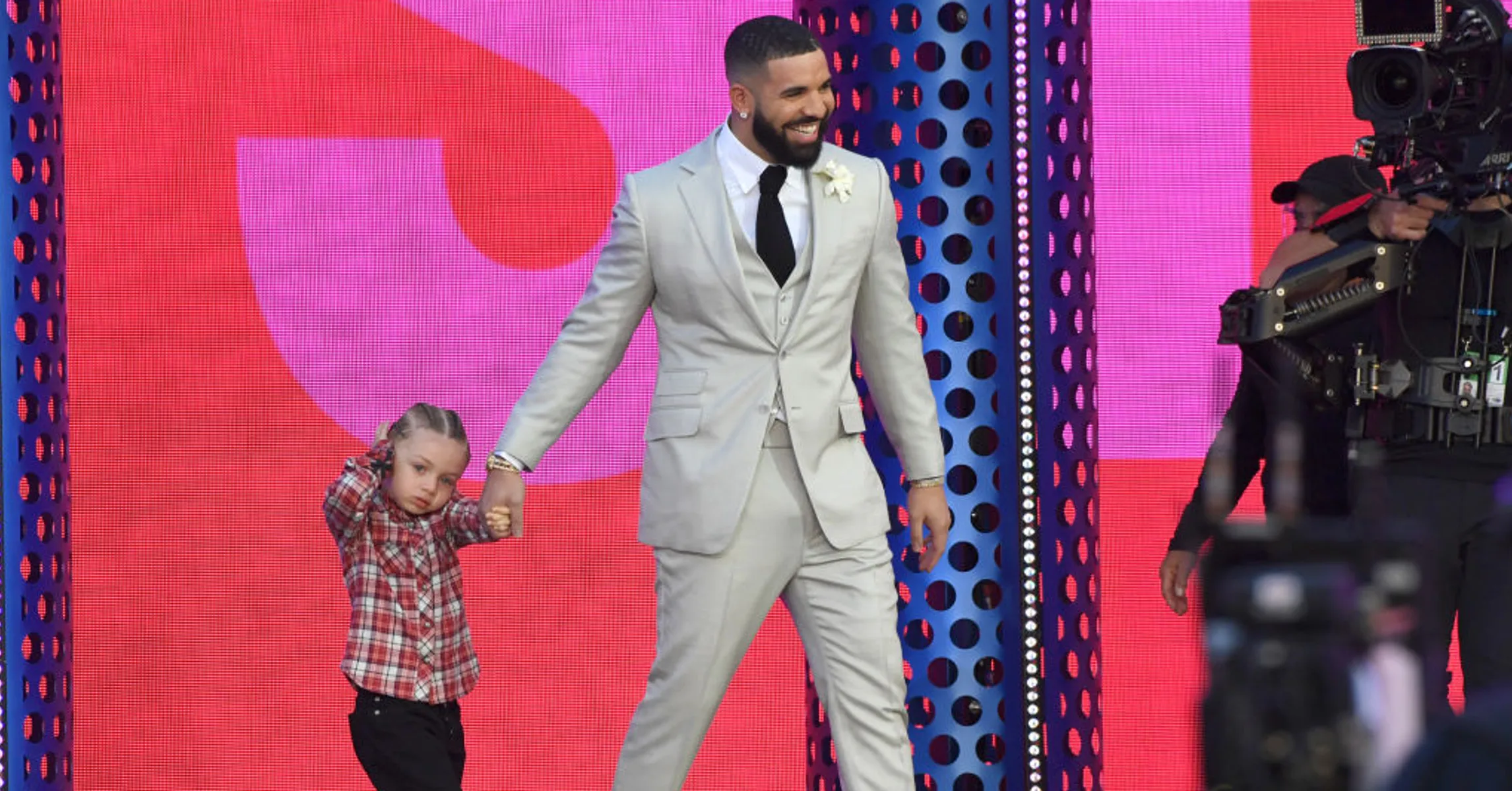 Drake's Son Adonis' Mother, Sophie Brussaux, Supports Him At Toronto Show