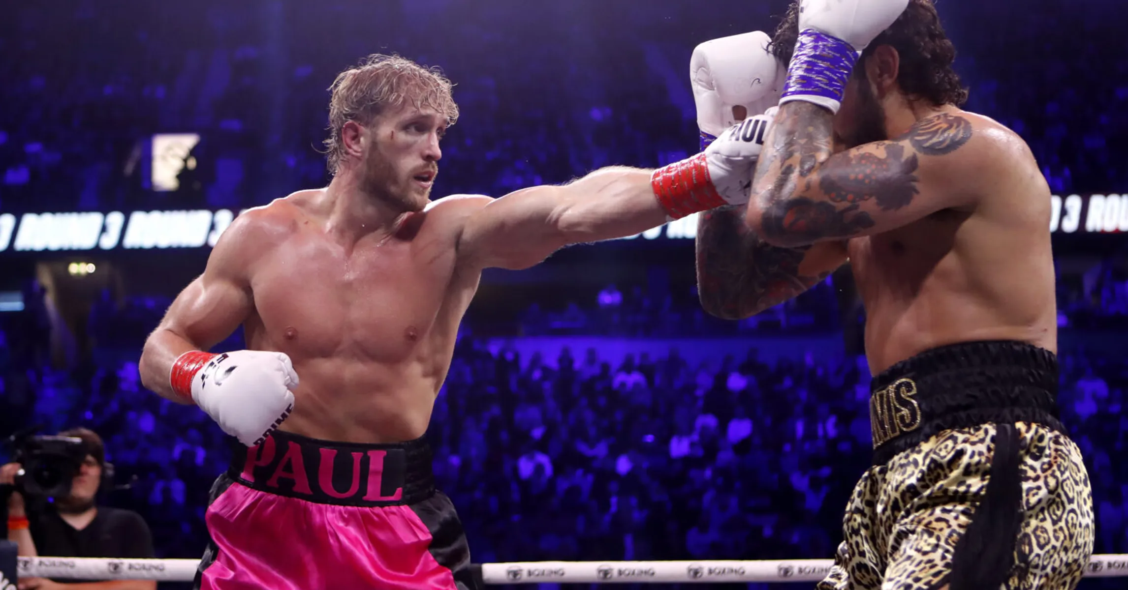 Logan Paul Vs. Dillon Danis Brawl Leads To Security Jumping In The Ring