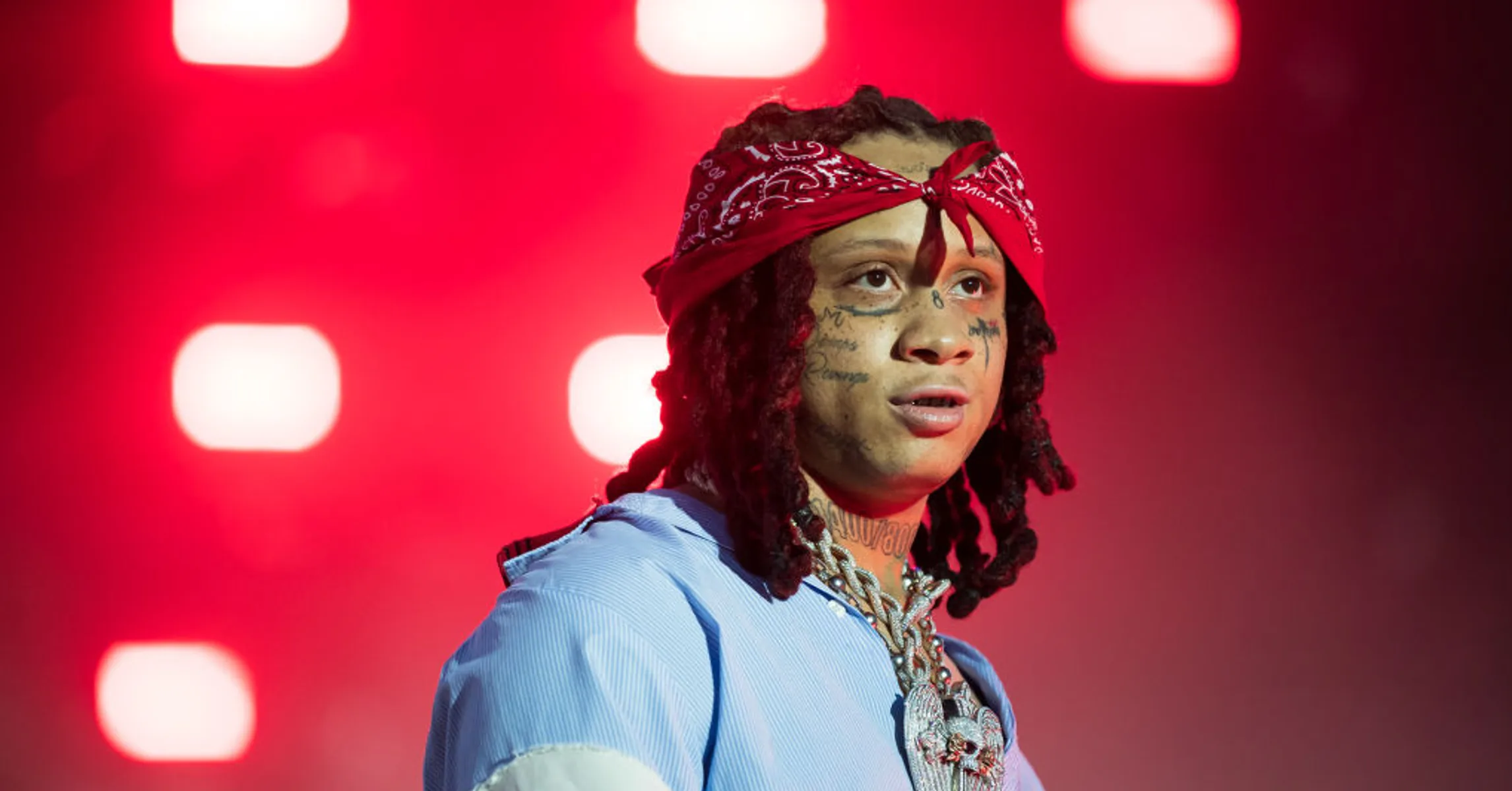 Trippie Red Shares New Selfie In Wild Religious Mask