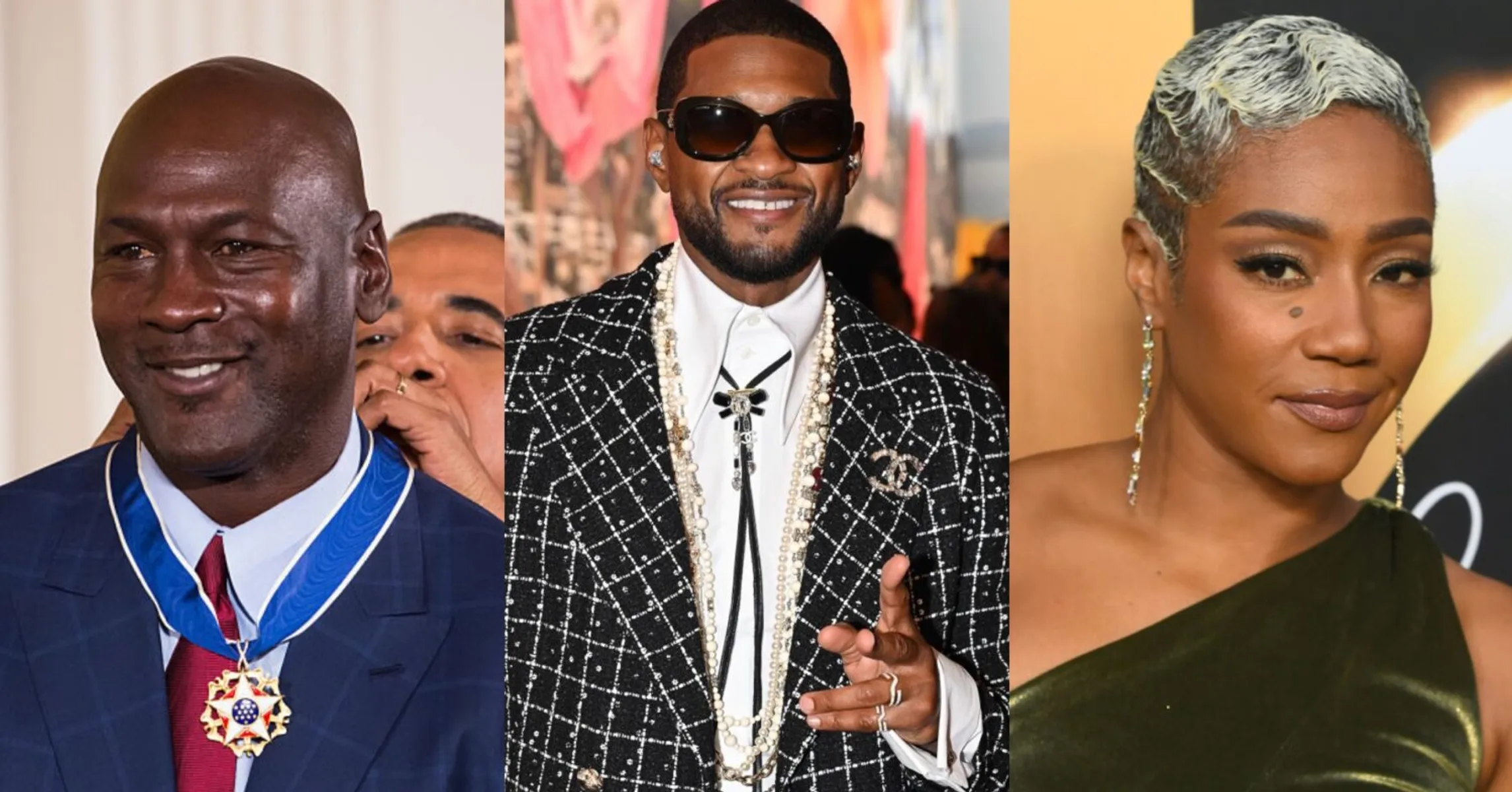 Michael Jordan Makes Appearance At Usher Show, Tiffany Haddish Dances ...