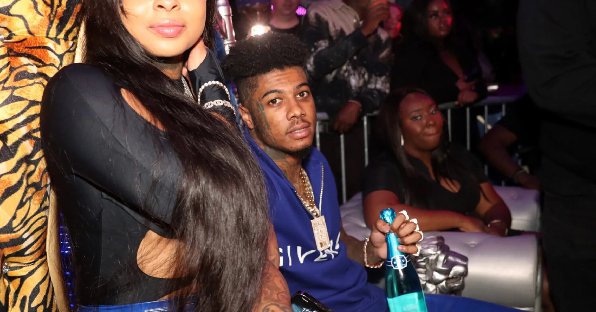Blueface Cuddles His Son, Chrisean Rock Brags About 2-Month-Old's $500K ...