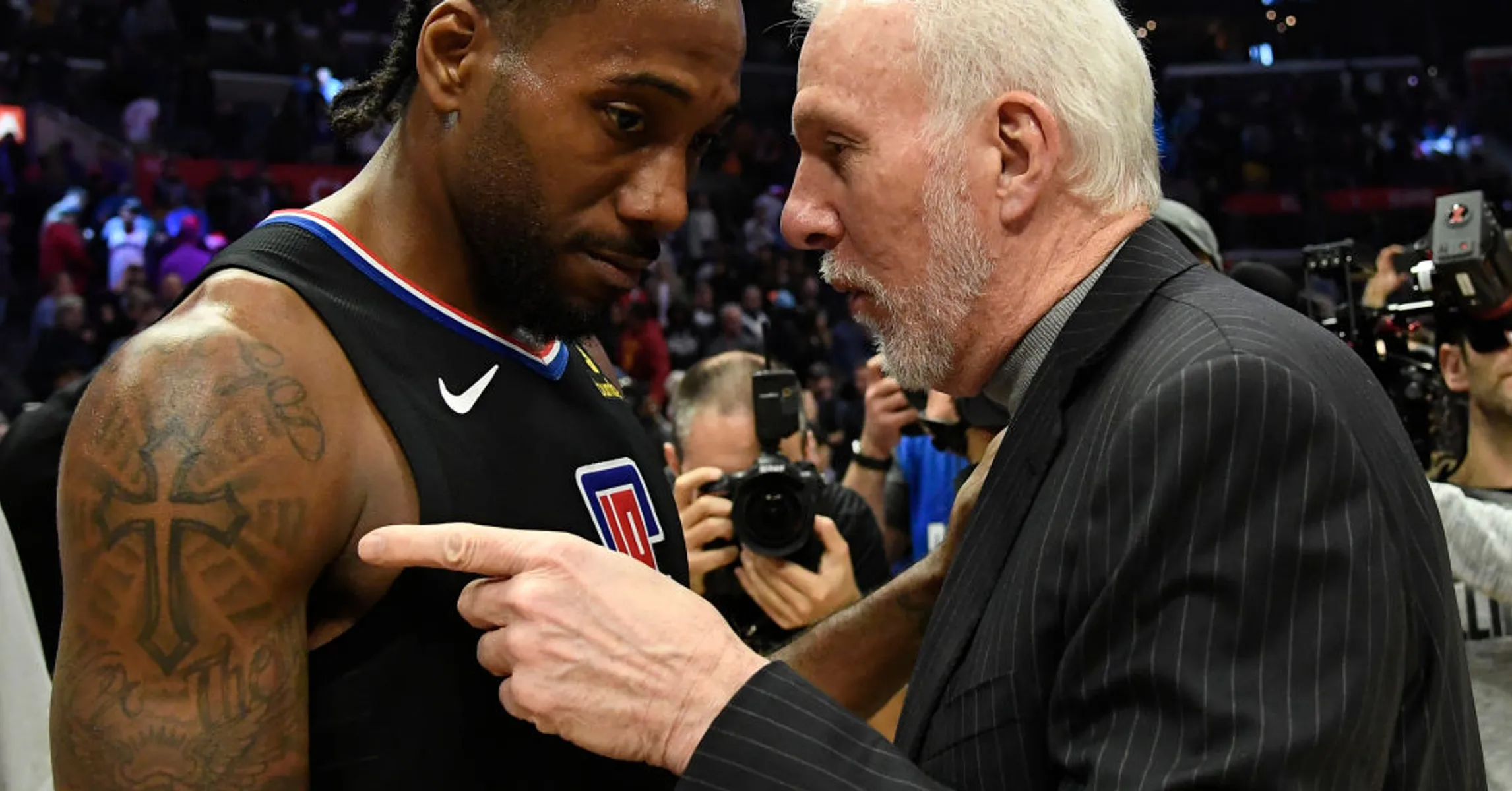 Gregg Popovich Defends Kawhi Leonard As Spurs Fans Boo Clippers Star