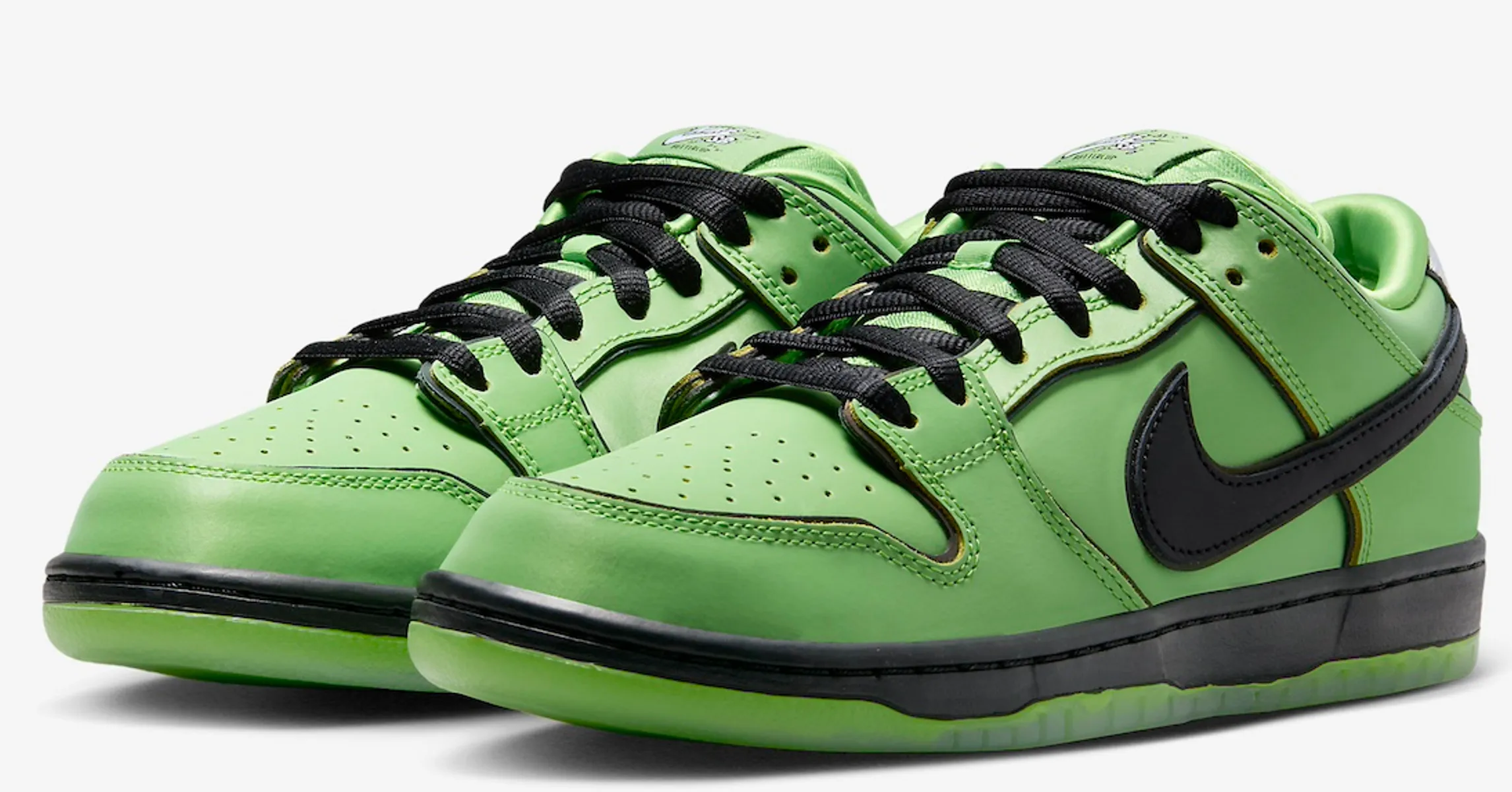 Nike SB Dunk Low x The Powerpuff Girls “Buttercup” Drop Details