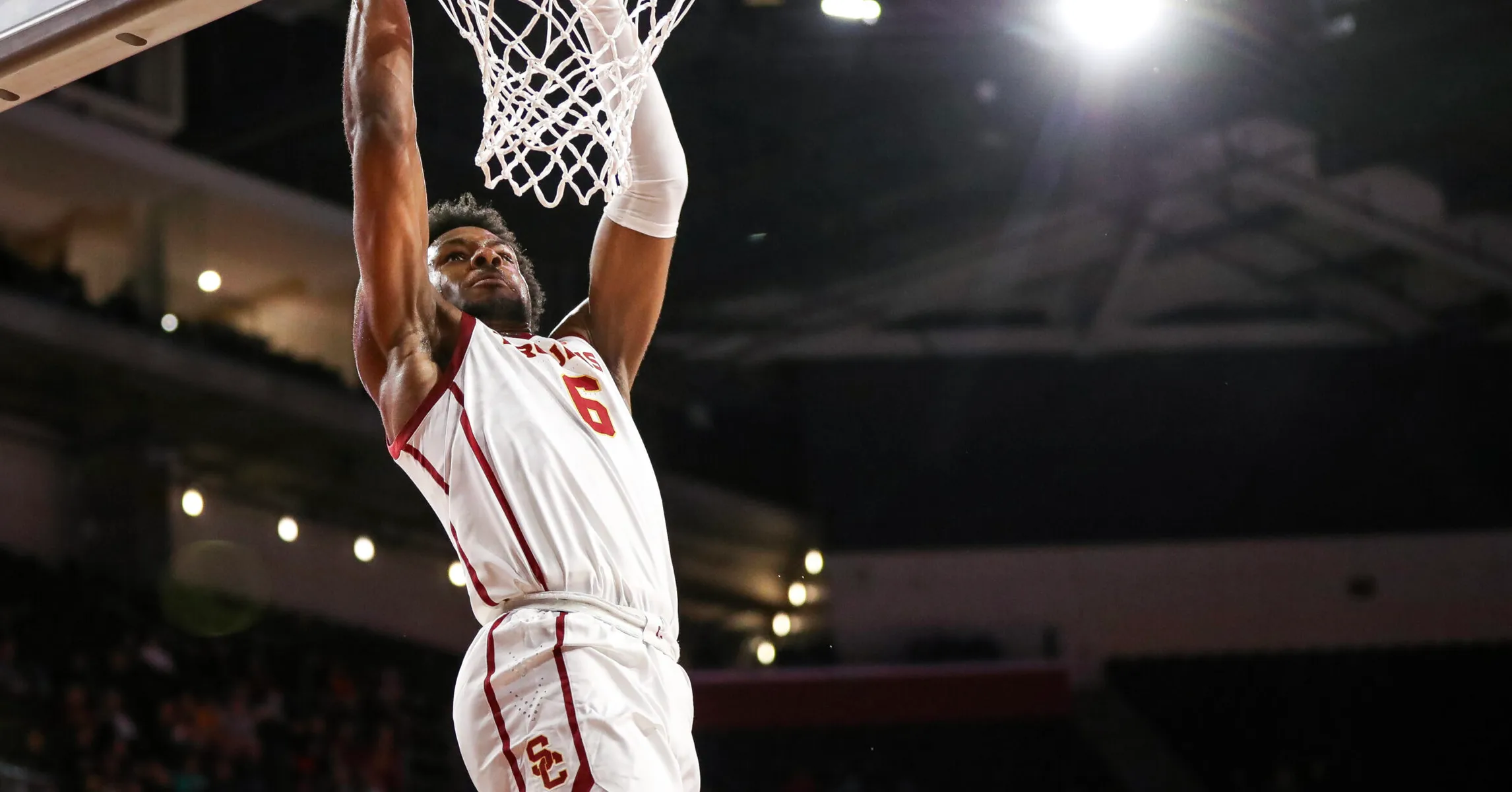 Bronny James "Finding His Groove" As He Throws Down Huge Dunk Against Cal