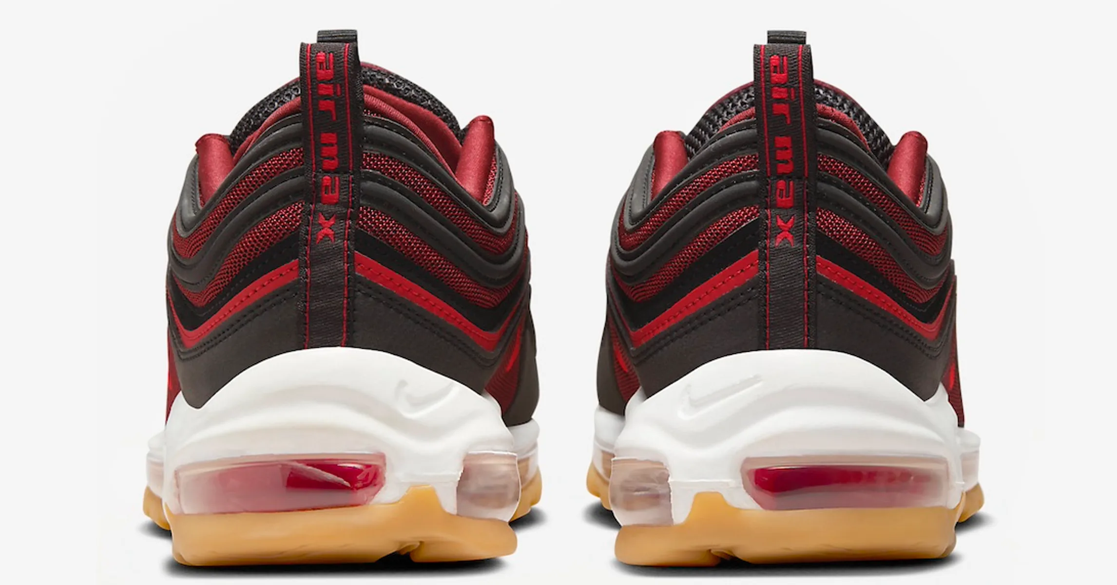 Nike Air Max 97 “Black/Team Scarlet” Officially Unveiled