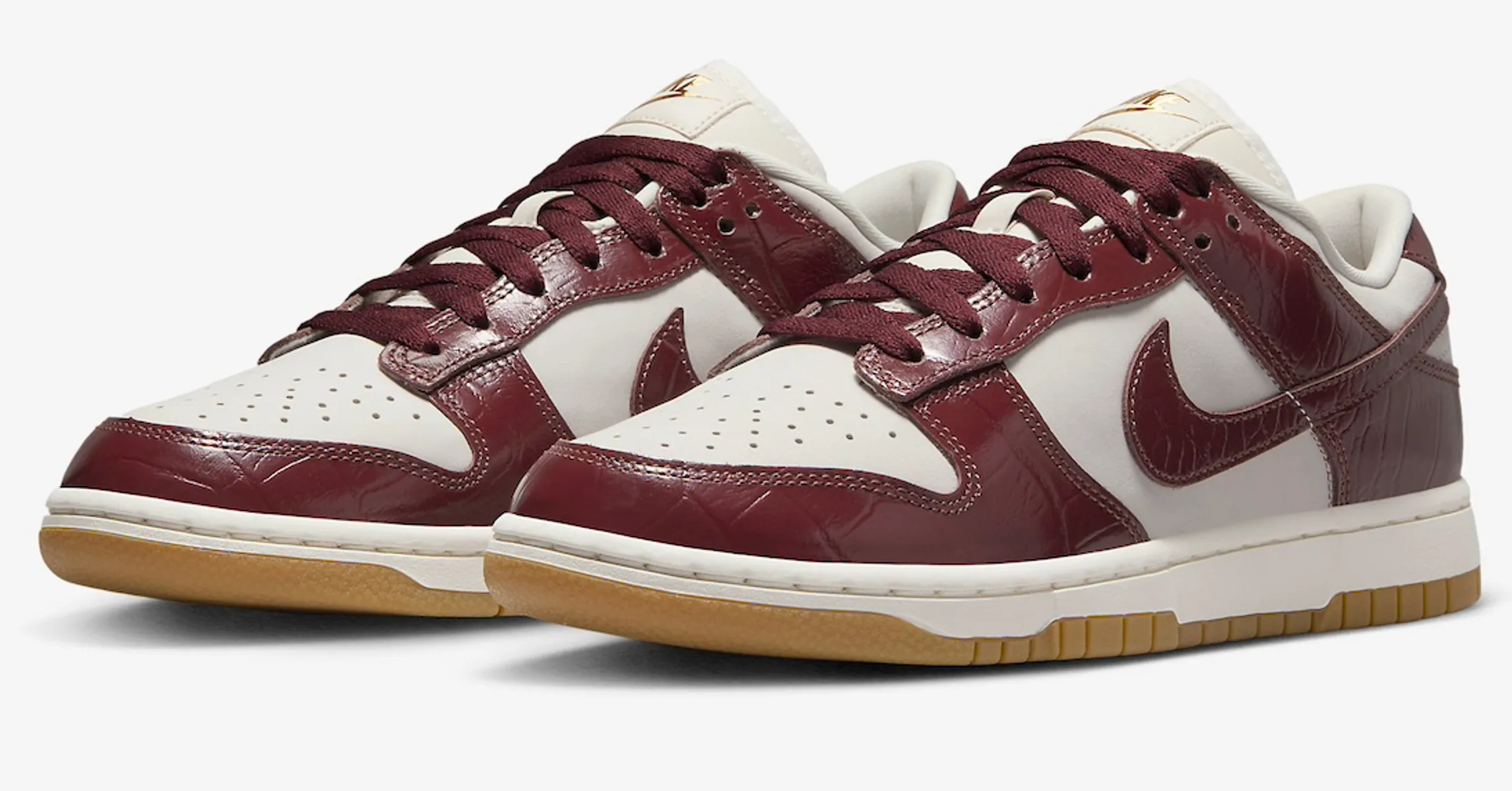 Nike Dunk Low “Team Red Croc” Officially Unveiled