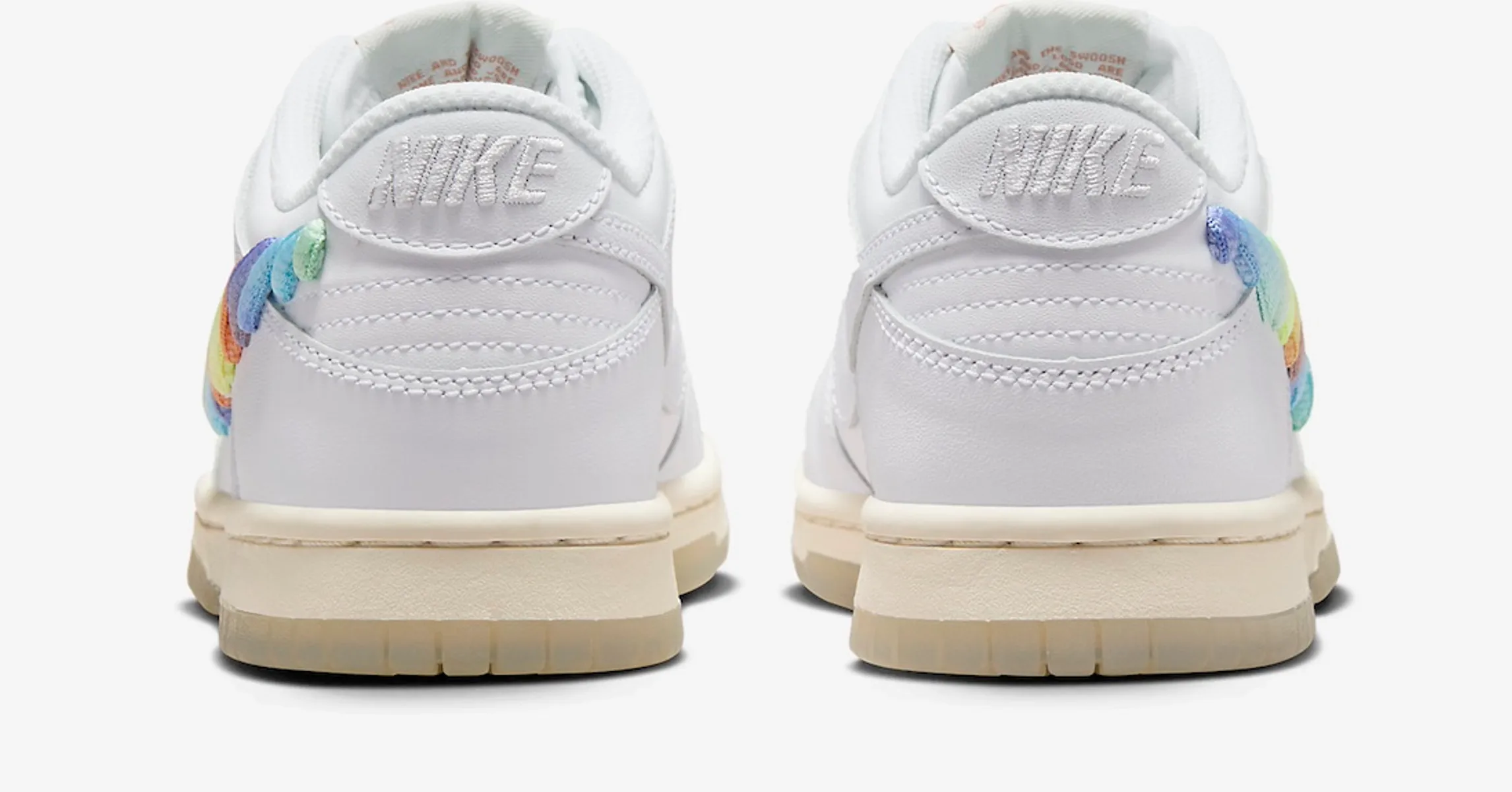 Nike Dunk Low GS “Rainbow Swoosh” Release Details Revealed