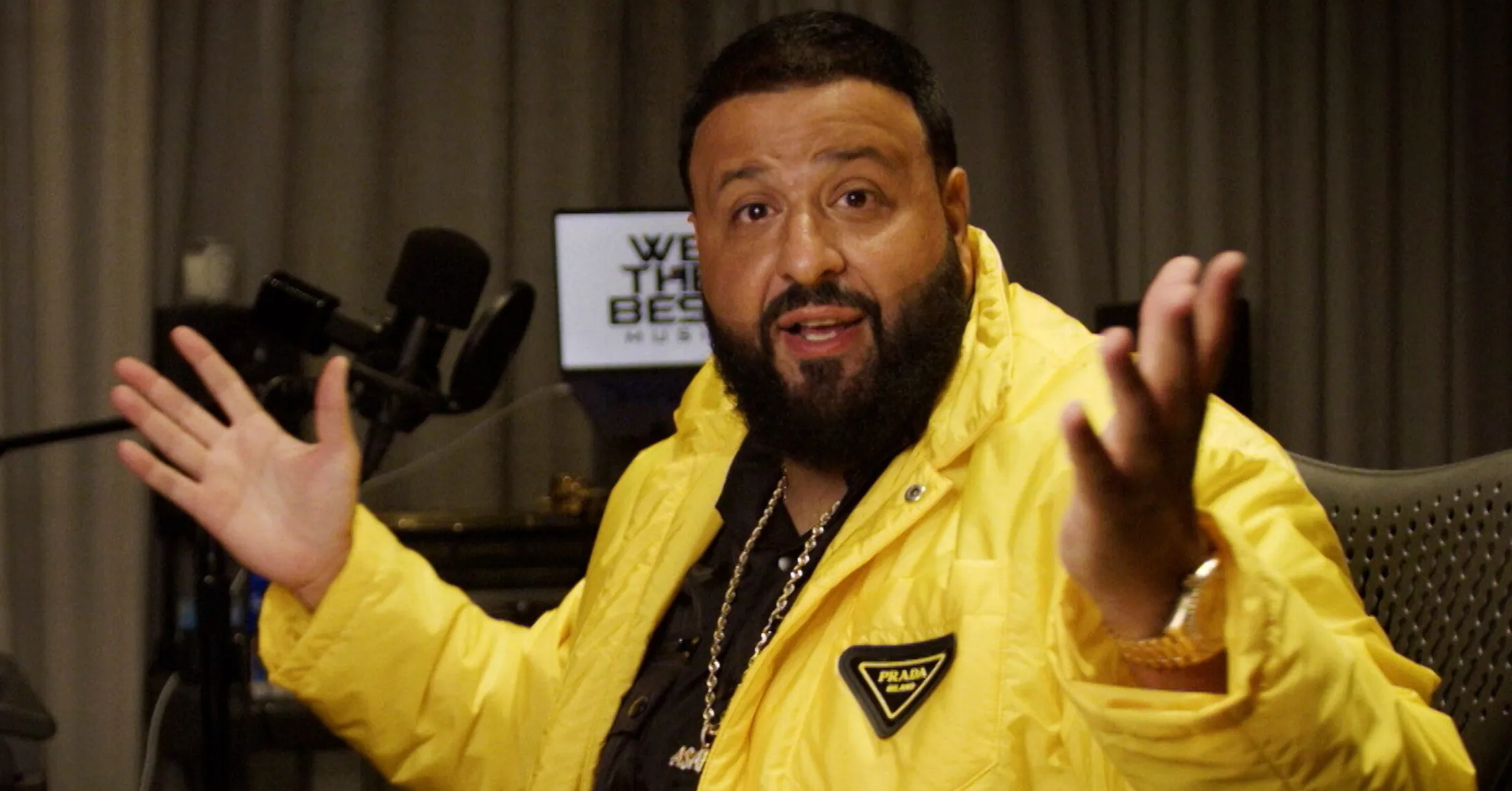 DJ Khaled's Golf Cart Joyride Cut Short By Cop On Motorcycle