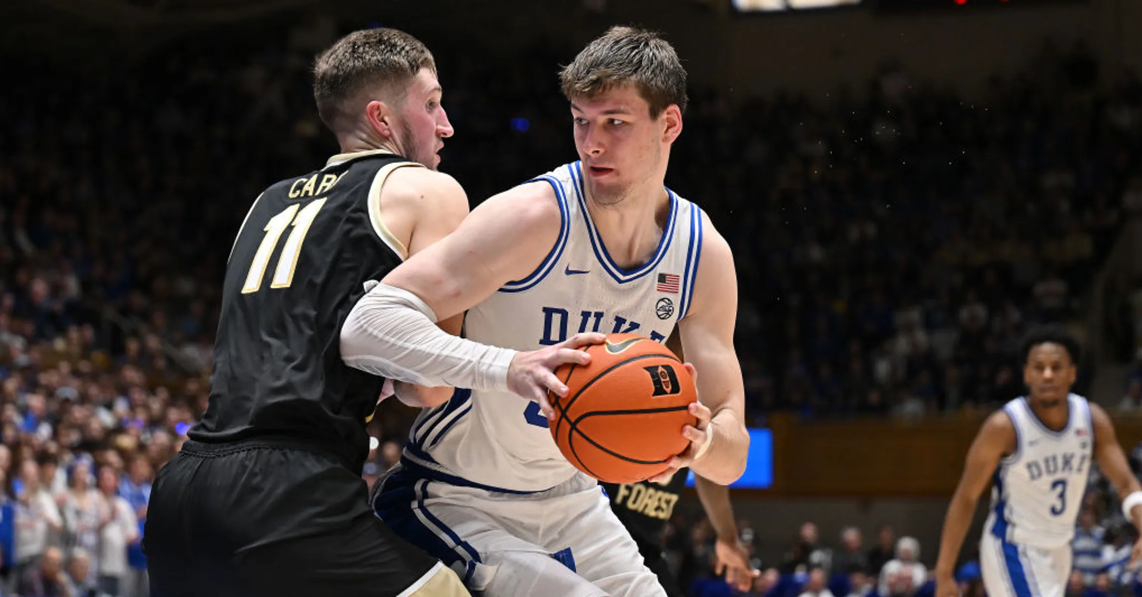 Duke Star Kyle Filipowski Injured As Fans Storm The Court