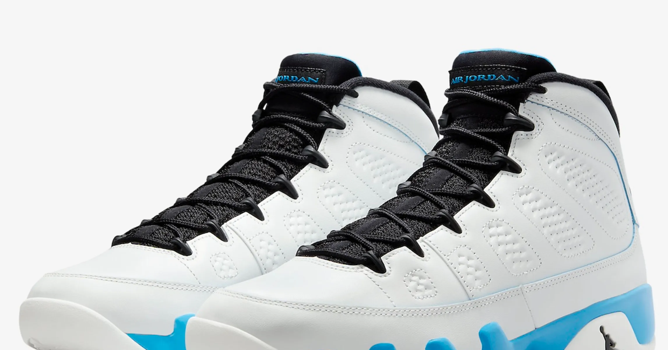 Air Jordan 9 “Powder Blue” Complete Photos