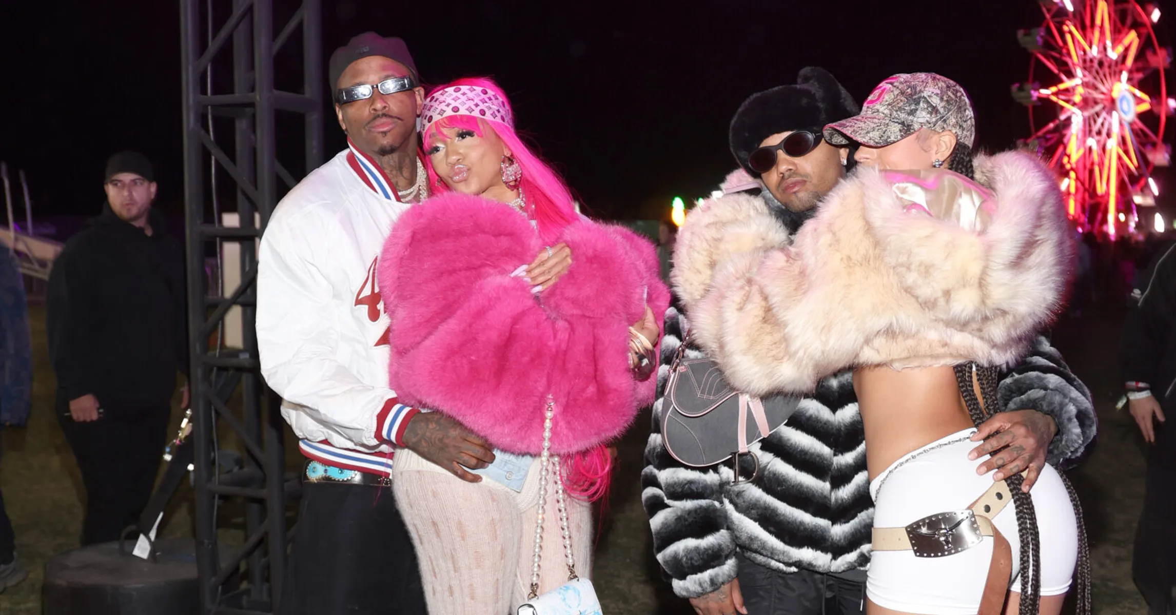 Saweetie & YG Are Boo'd Up On Night Out Amid Chris Brown & Quavo Drama