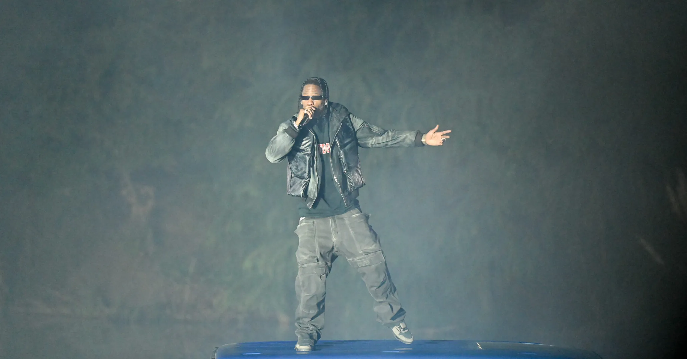 Travis Scott Performs At The New Mercedes-Benz Showcase