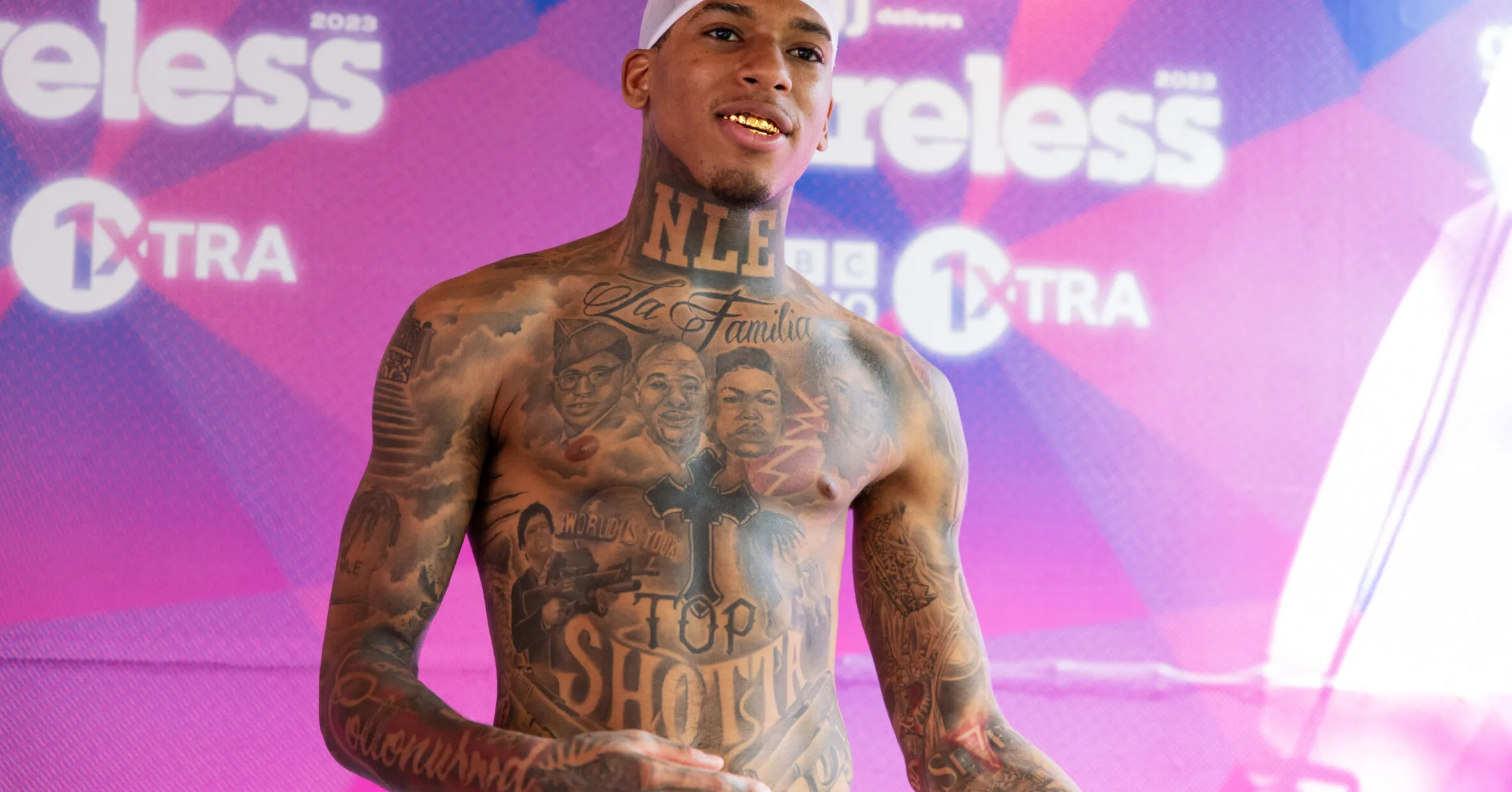 NLE Choppa Has Students All Over The World Doing His Signature Walk At ...