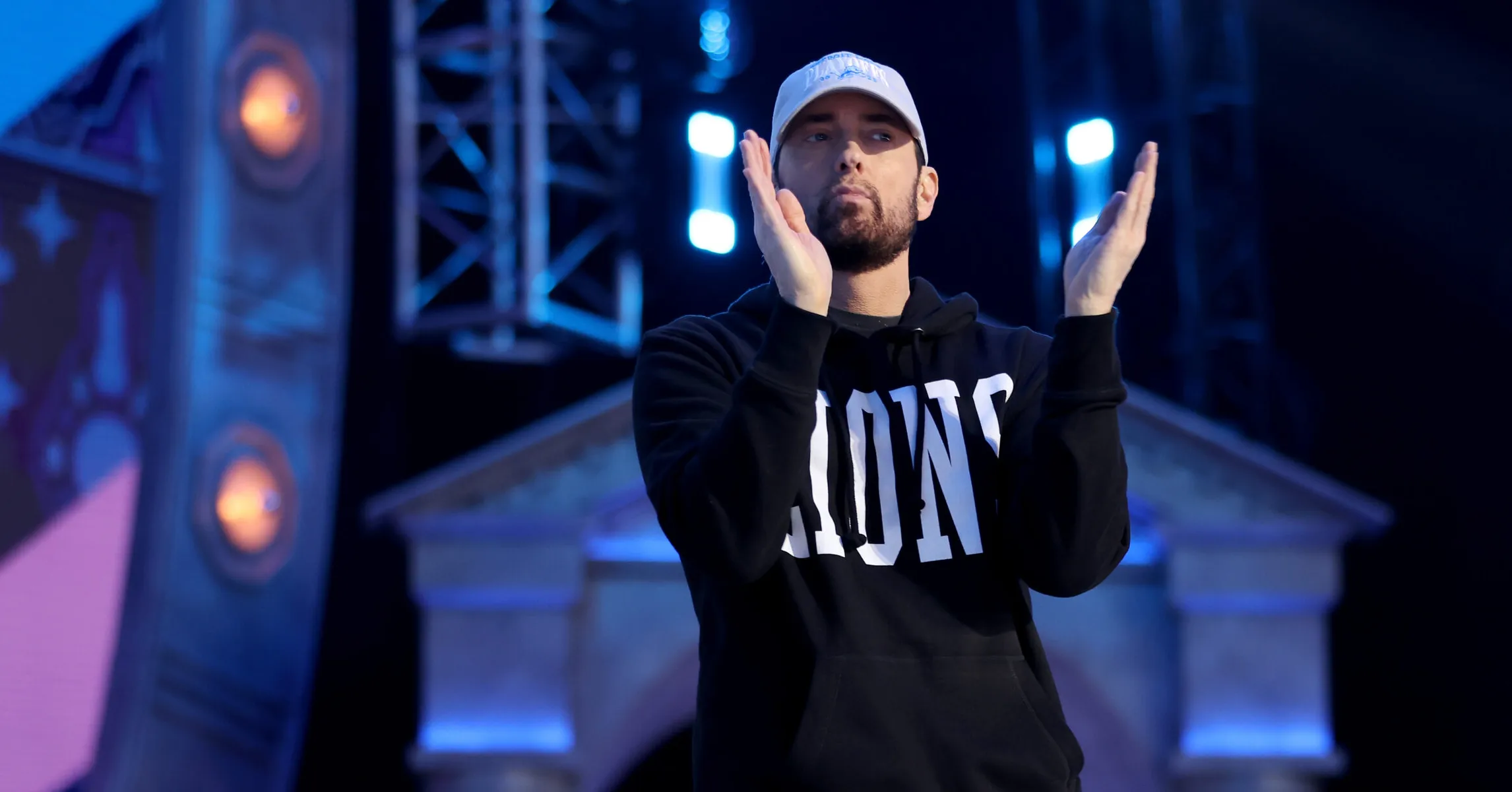 Eminem "Does His Own Stunts" In "Houdini" Music Video Behind-The-Scenes