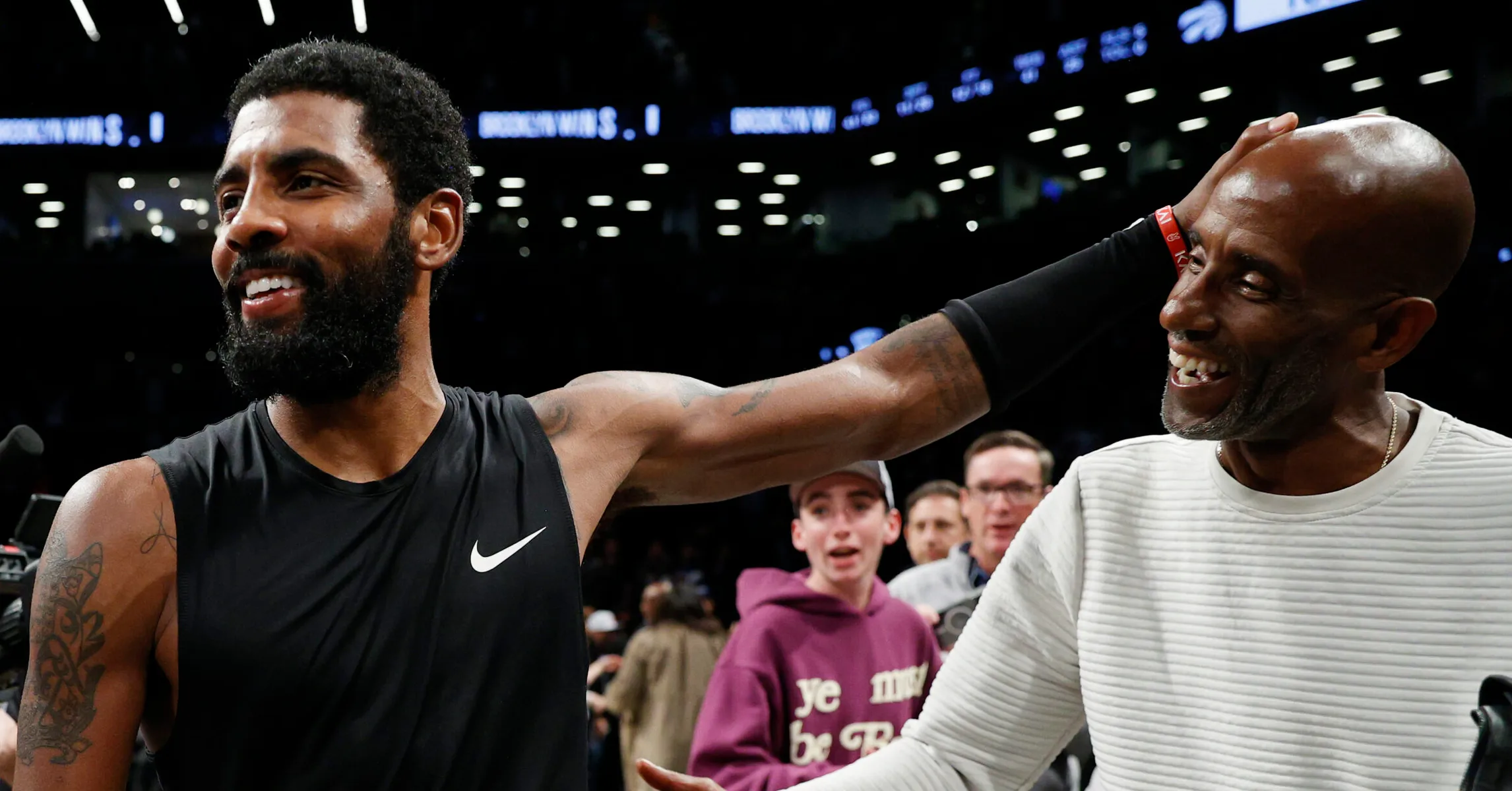 Kyrie Irving Signs His Dad to ANTA Ahead Of NBA Finals