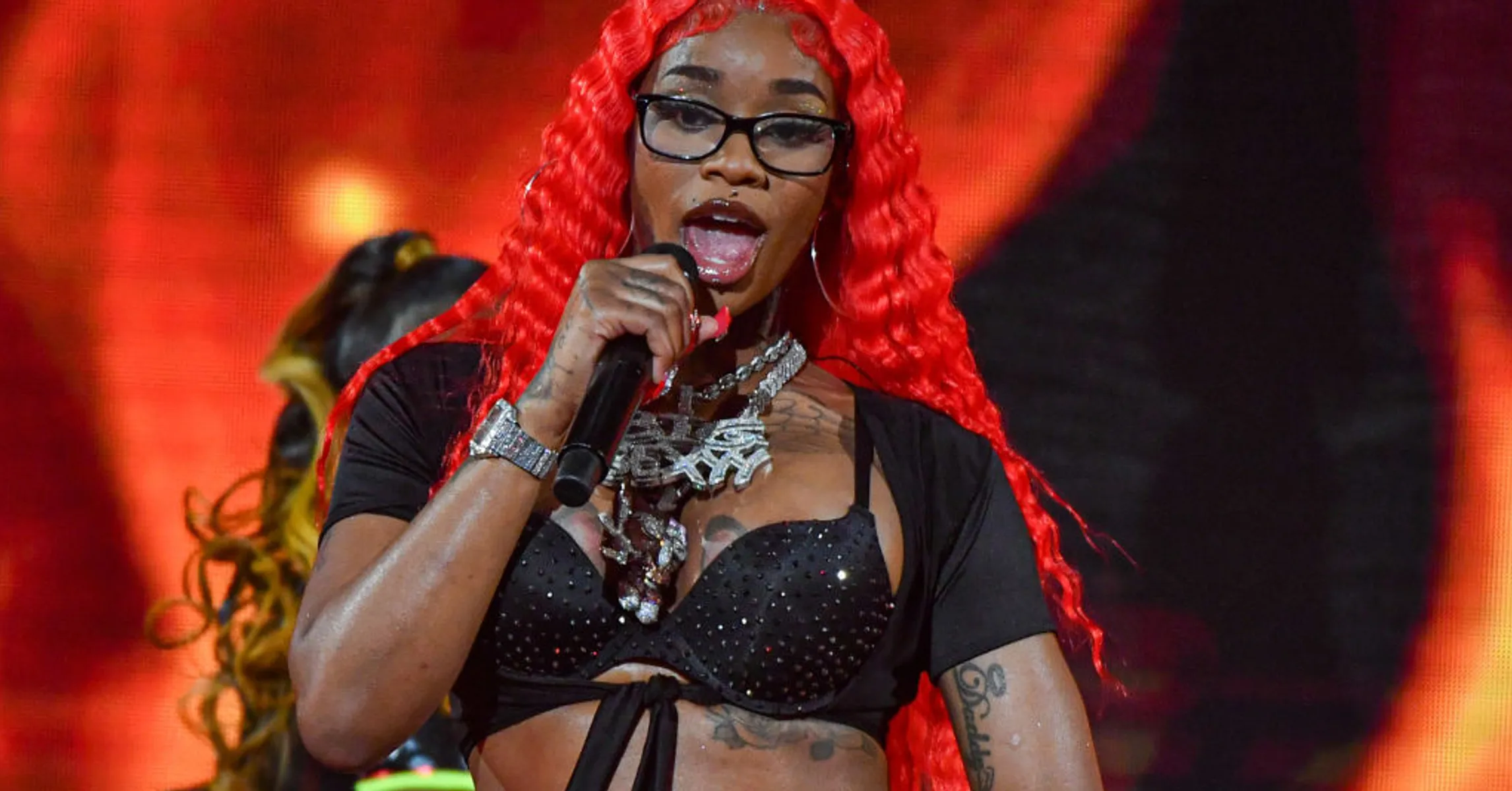Sexyy Red Shows Out At WWE Once Again, Twerks With NXT Star Lola Vice