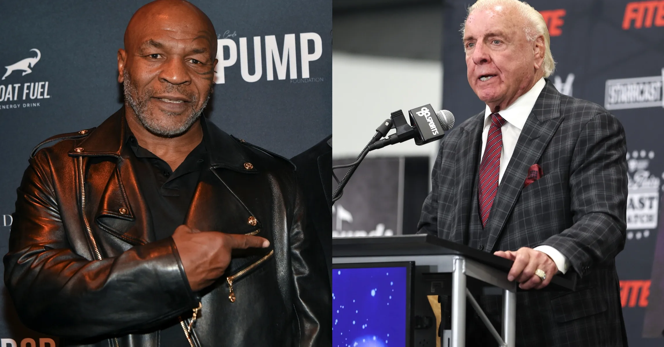 Mike Tyson & Ric Flair Smoke A Blunt Together: Watch