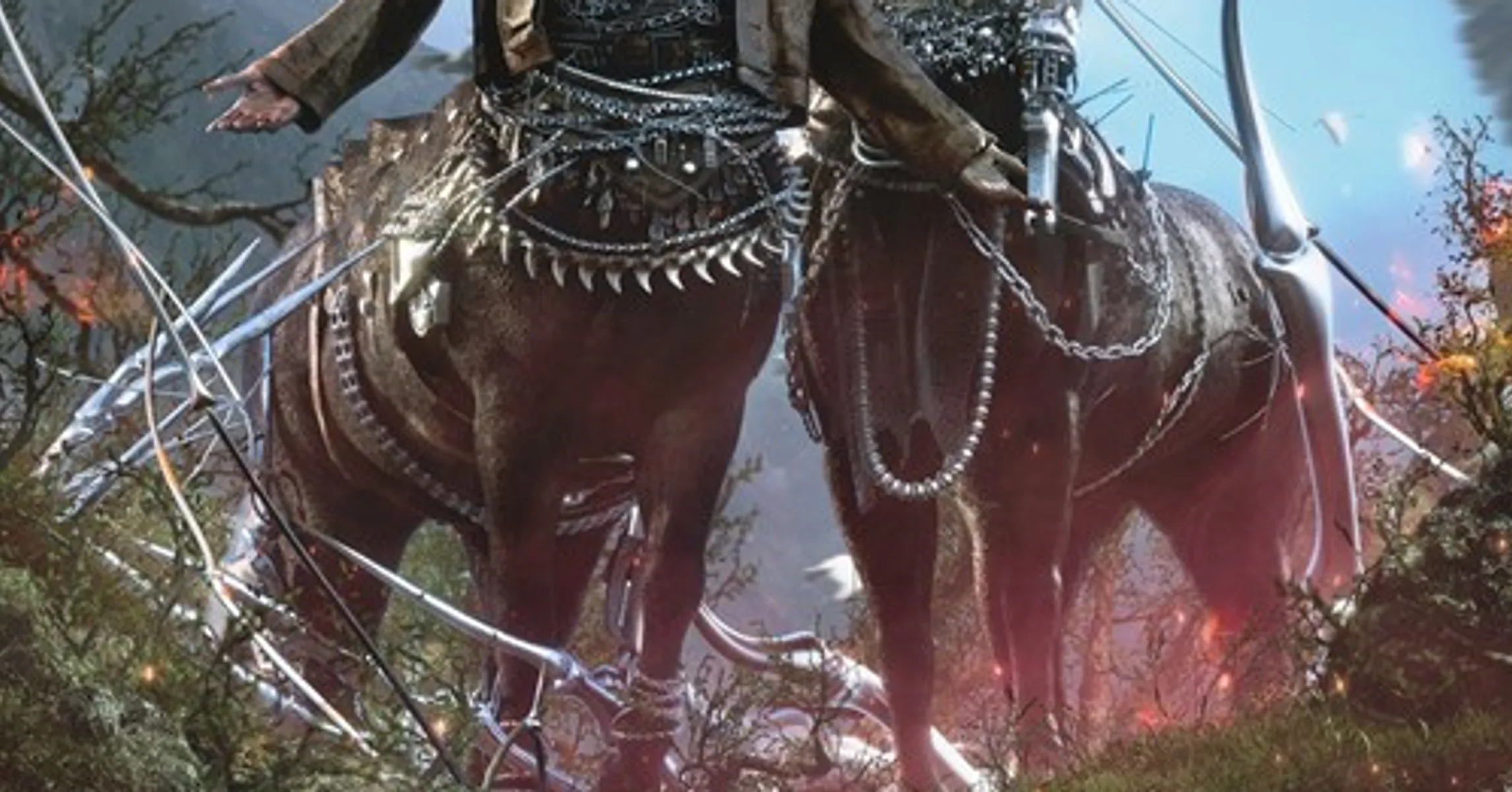 Travis Scott And Kate Moss Transform Into Centaurs For Dazed Beauty Cover