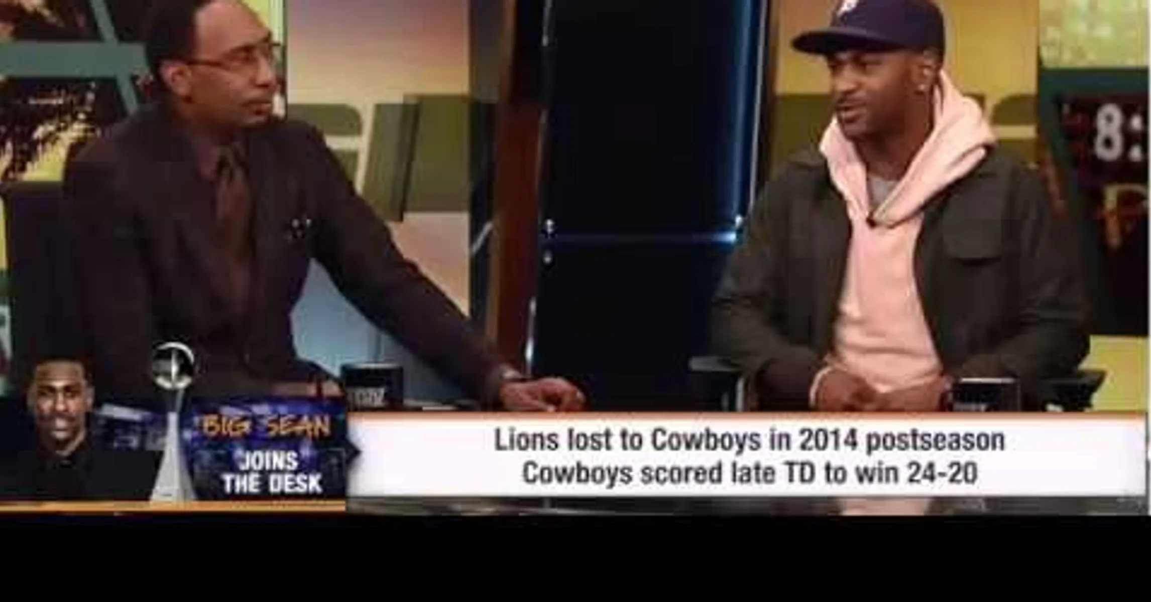 Big Sean Talks Detroit Lions, Steph Curry On ESPN's "First Take"