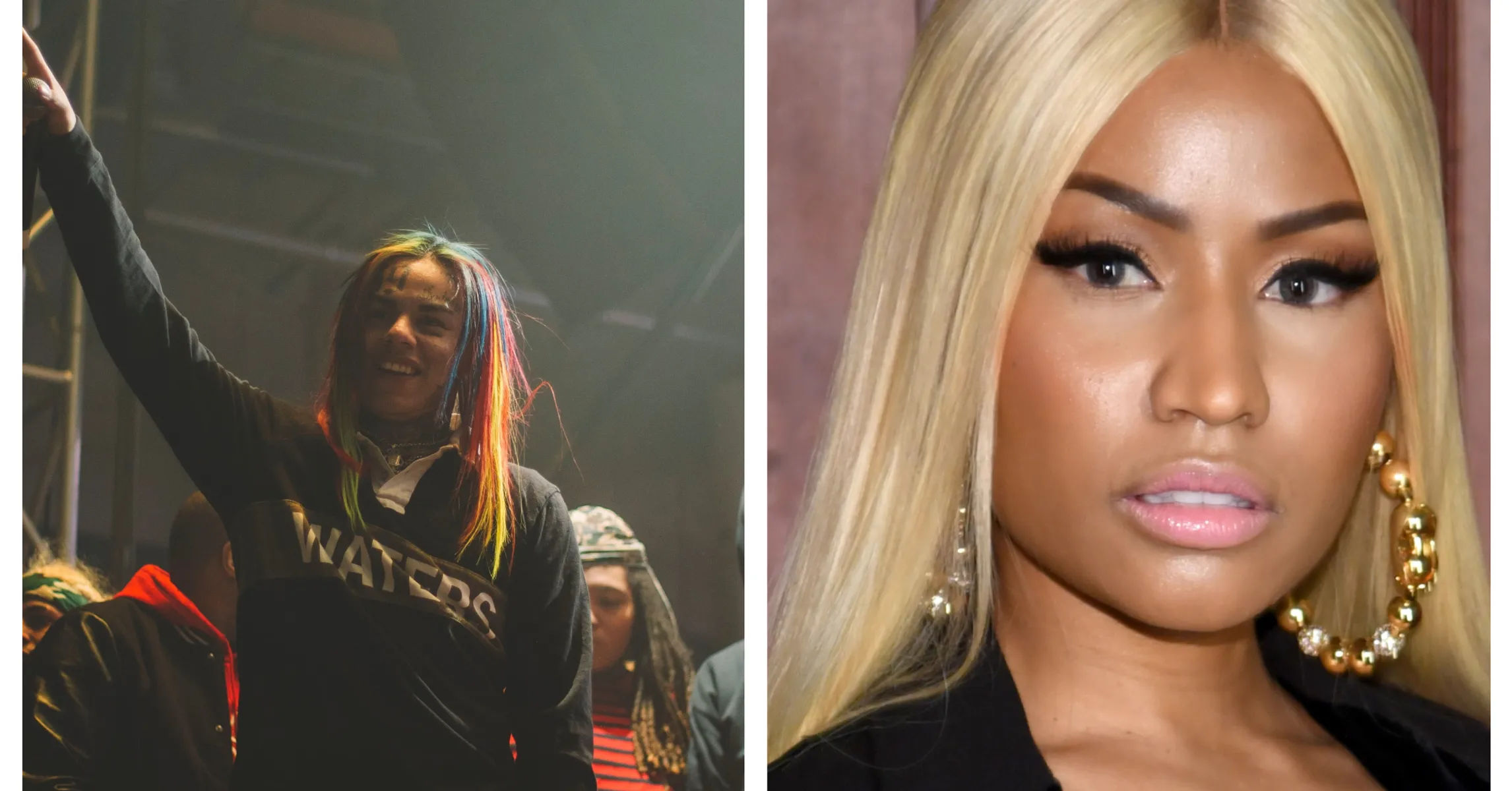 Tekashi 6ix9ine & Nicki Minaj Lick Ice Cream Together In "FEFE" Video