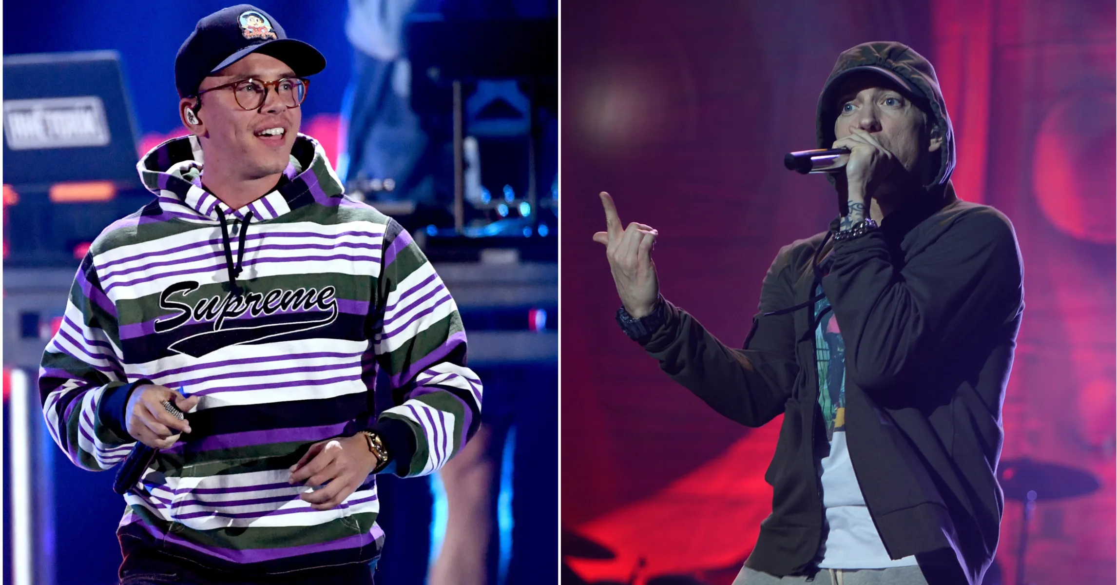 Logic Finally Meets His Idol Eminem