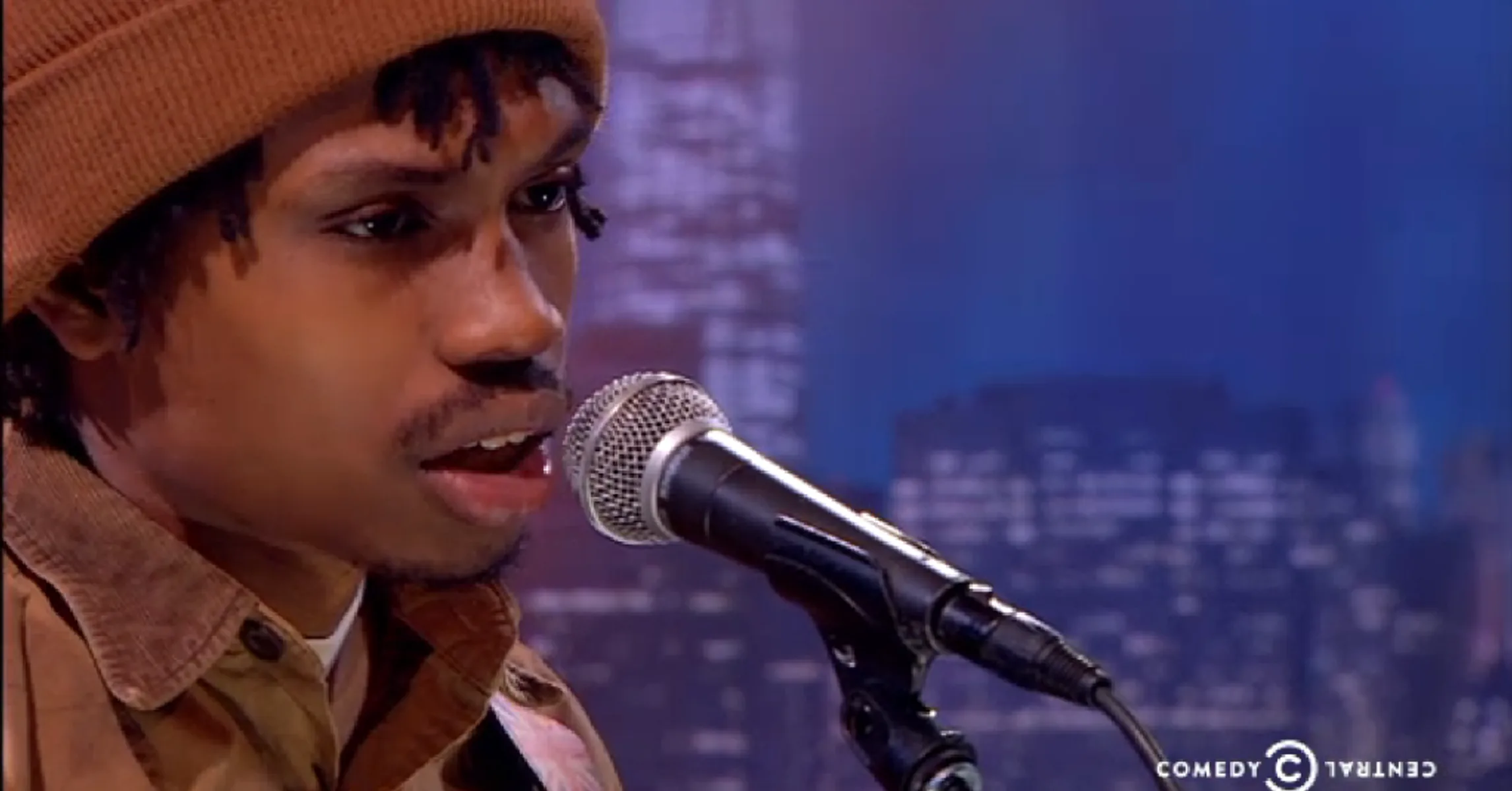Raury Performs "Fly" In The Nightly Show's First Ever Musical Performance