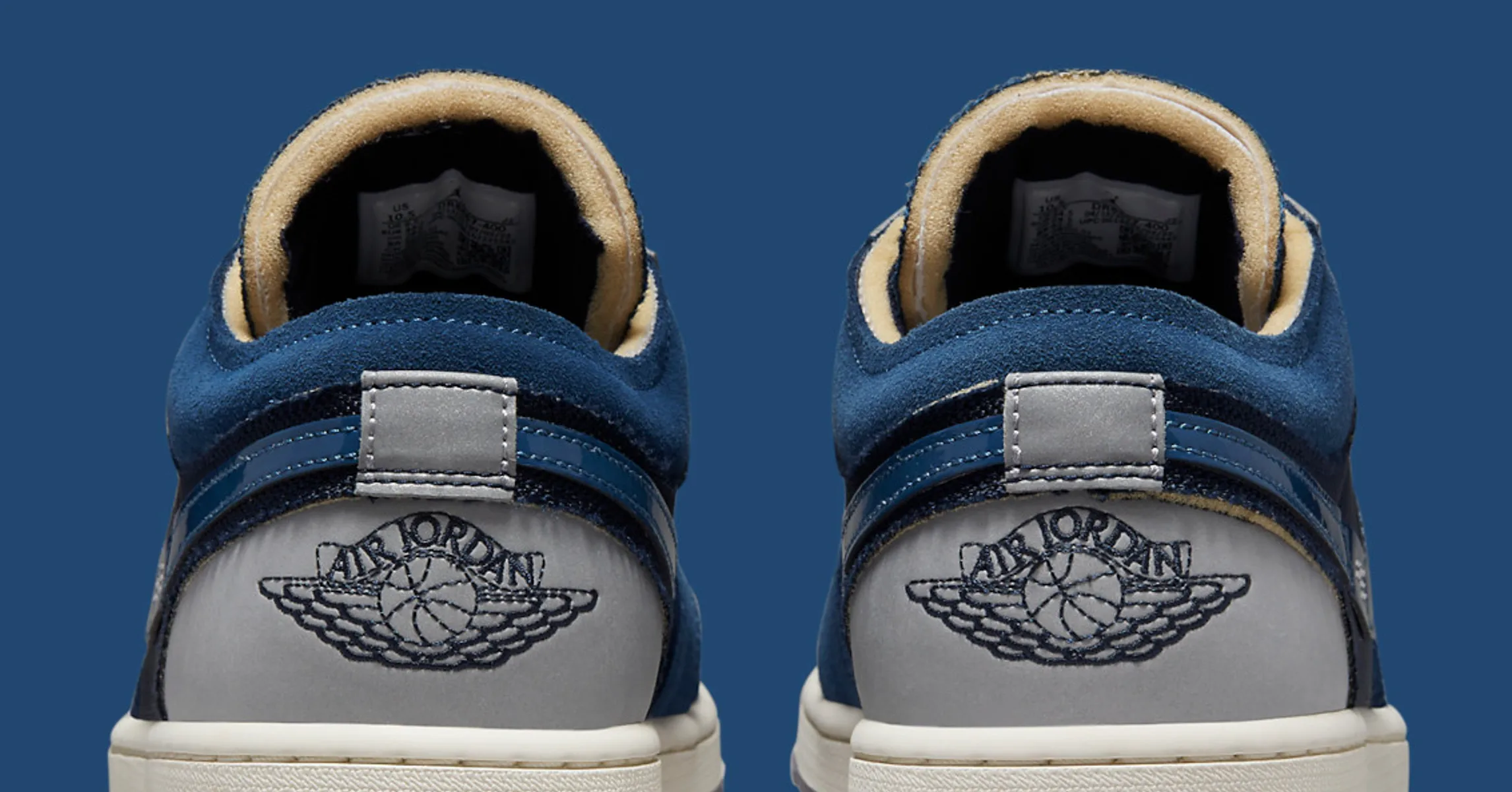 Air Jordan 1 Low "Craft" Gets Heavy Navy Colorway: Official Photos
