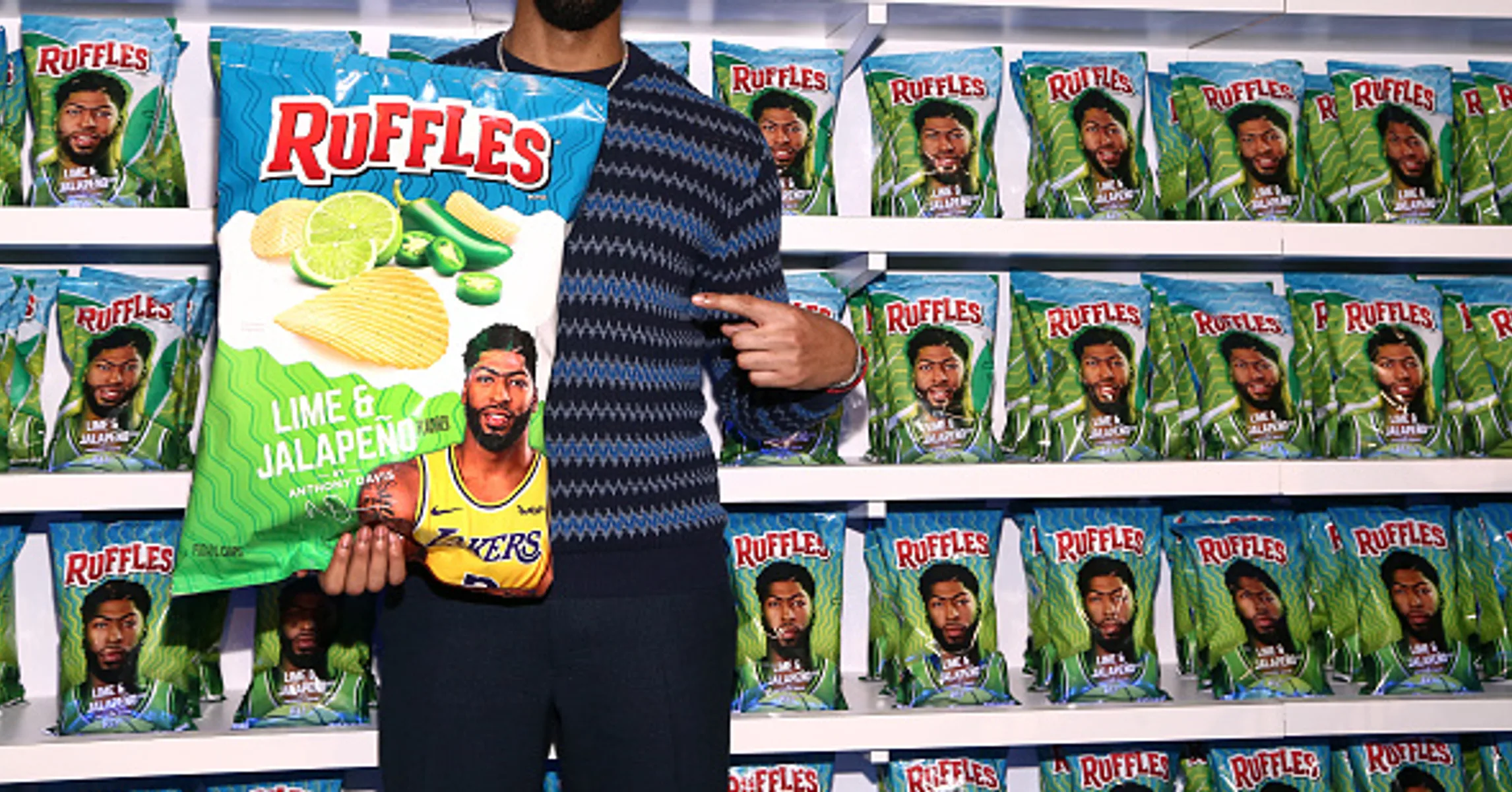 Lakers' Anthony Davis Launches New Ruffles Chip Flavor
