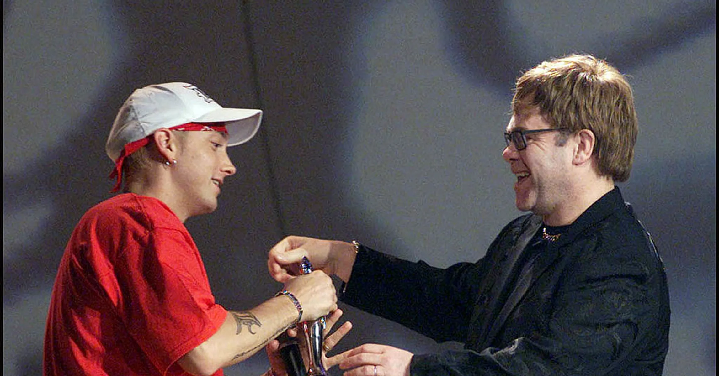 Eminem & Elton John Reunite At 2020 Academy Awards