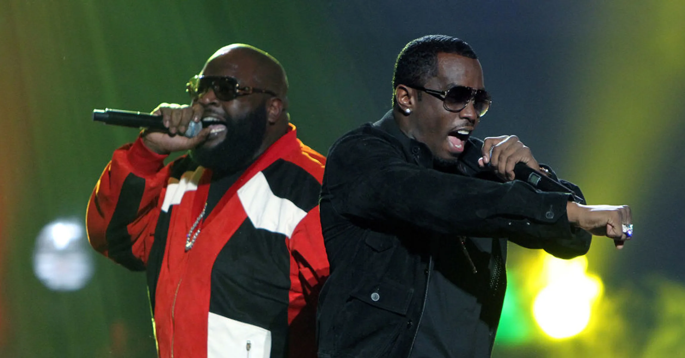 Rick Ross Posts Up With A Sword-Bearing Diddy