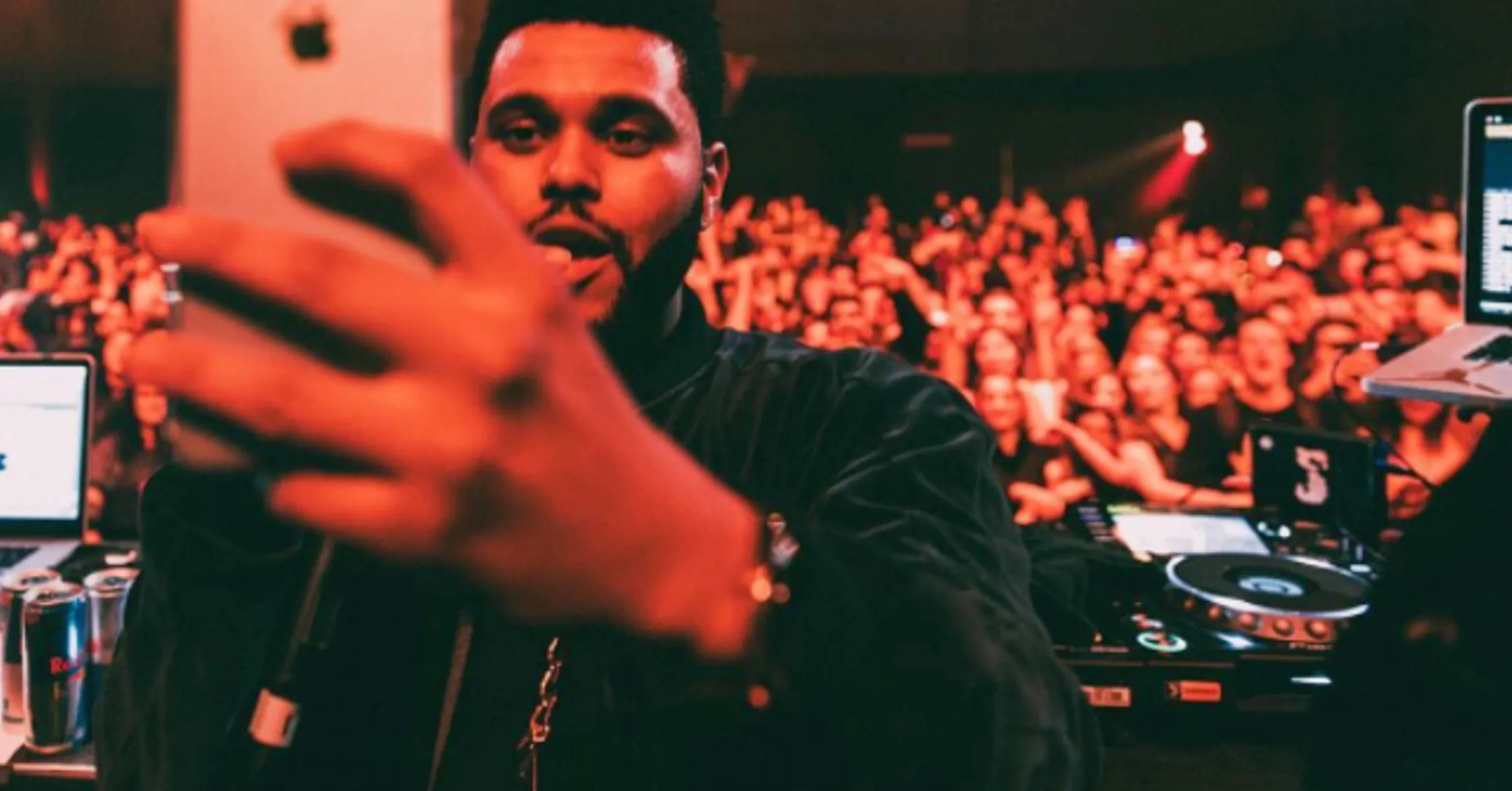 The Weeknd FaceTimes Future During Epic Moment At "Starboy" Premiere Event