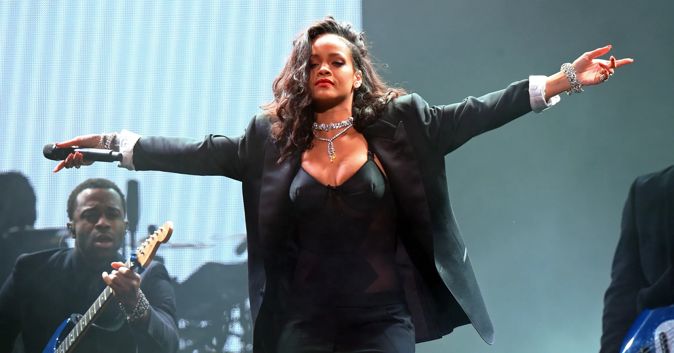 Rihanna's Glow Puts The Sun To Shame In Lacy, Yellow Lingerie