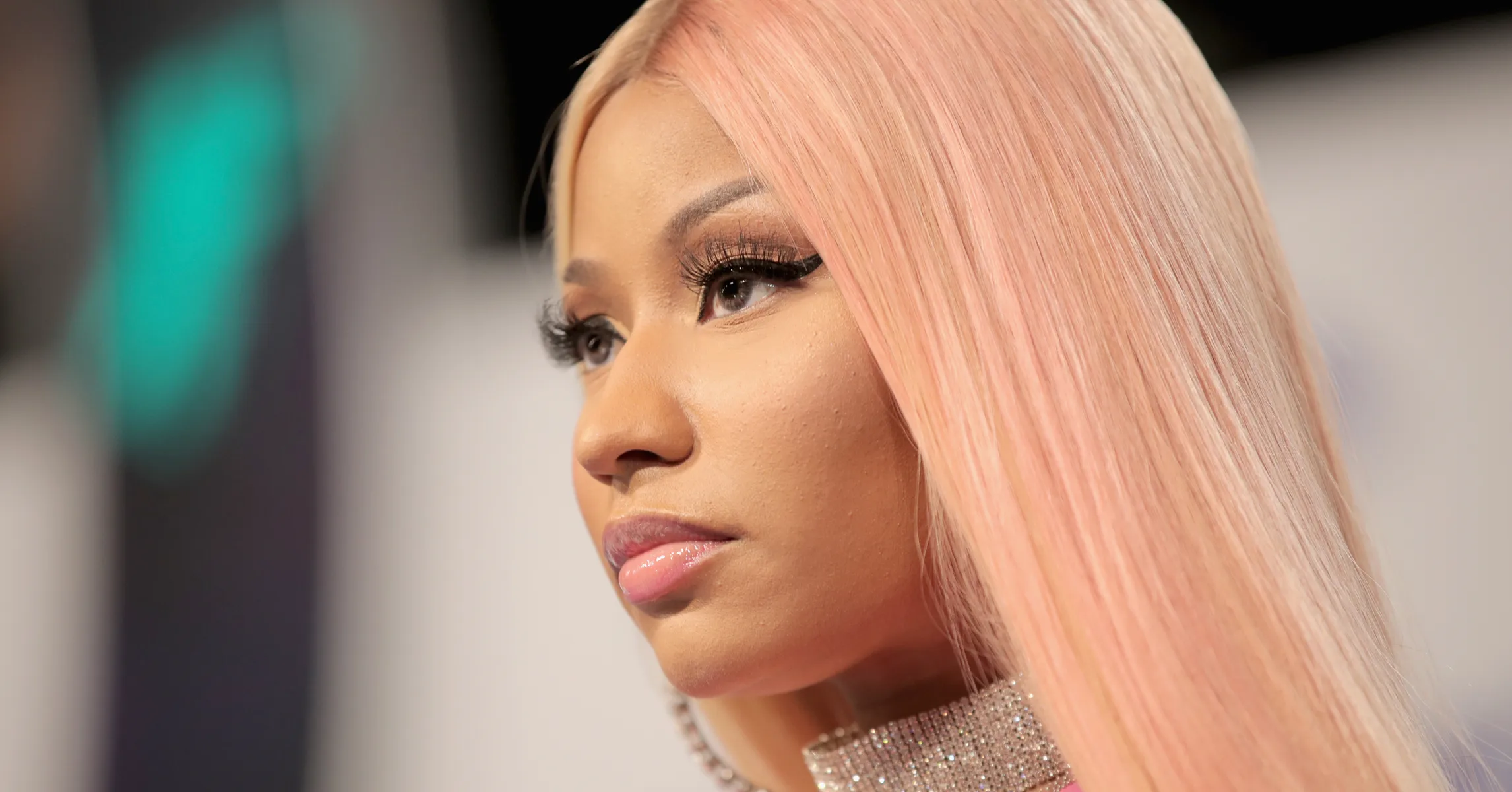 Nicki Minaj Looks Curvy As Ever In Stunning Cut-Out White Dress