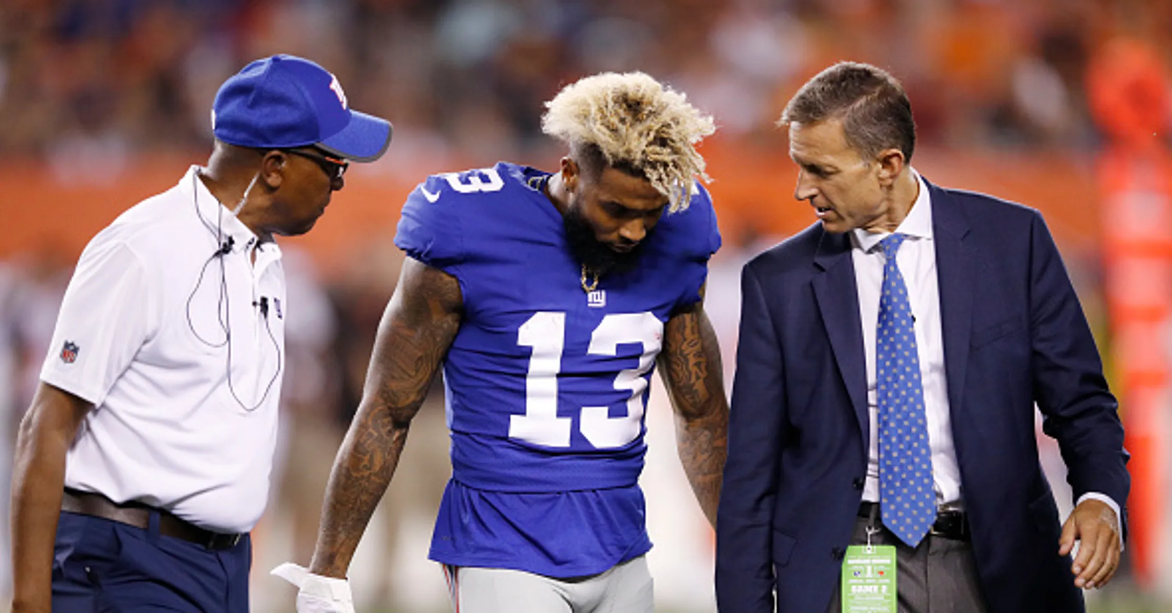 Odell Beckham Jr Injured On Low Hit, NFL Players React