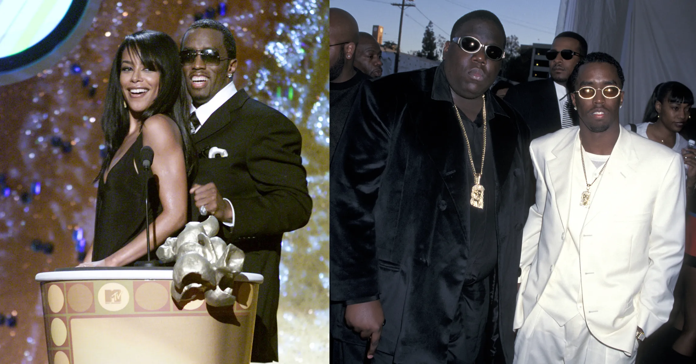 Diddy Remembers Aaliyah And Biggie In Classic 1994 Throwback Photo