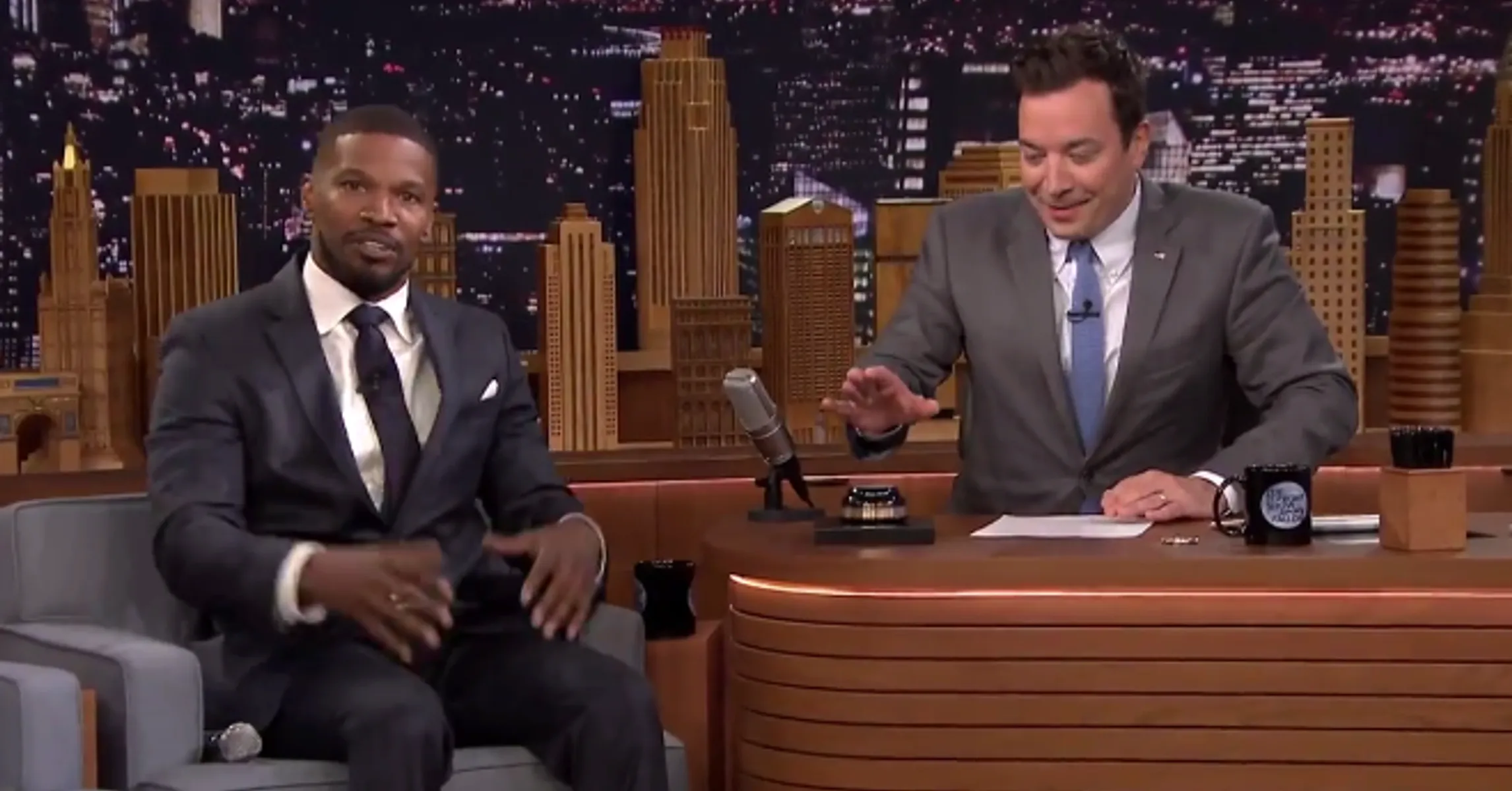 Jamie Foxx Does Musical Impressions For Jimmy Fallon