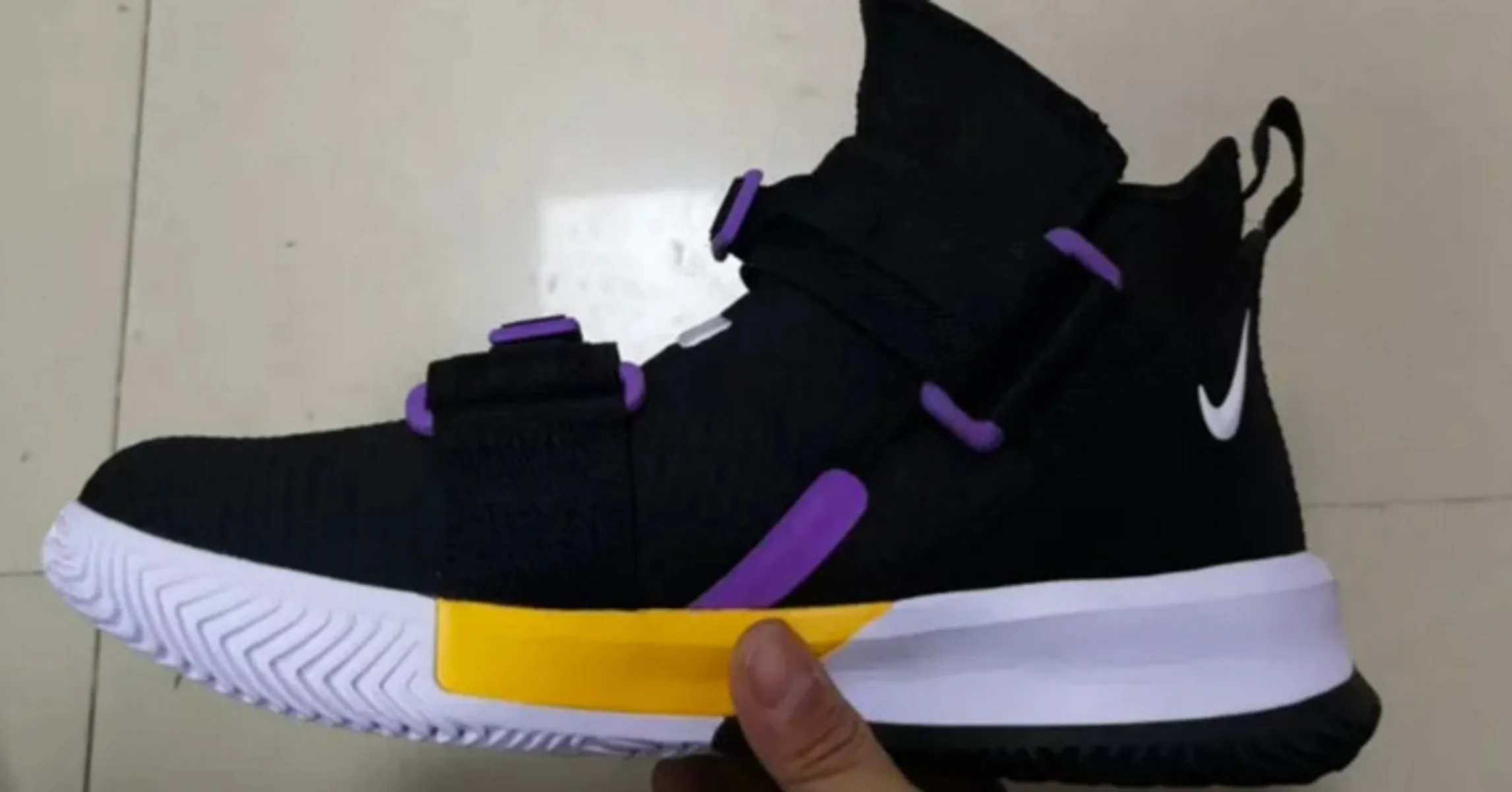 Nike LeBron Soldier 13 Surfaces In Lakers Colorway: First Look
