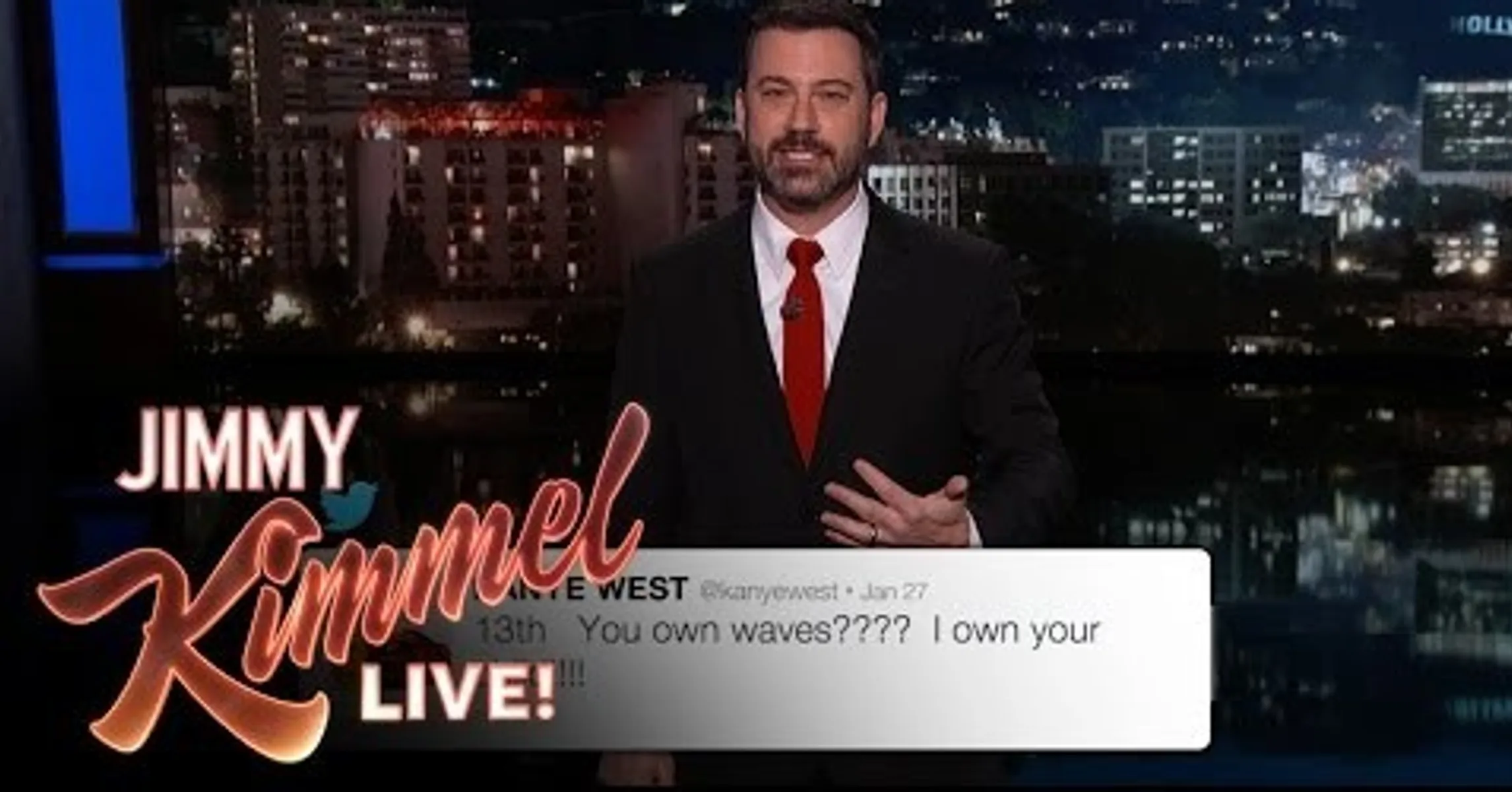 The Kanye West VS Wiz Khalifa Beef As Explained By Jimmy Kimmel