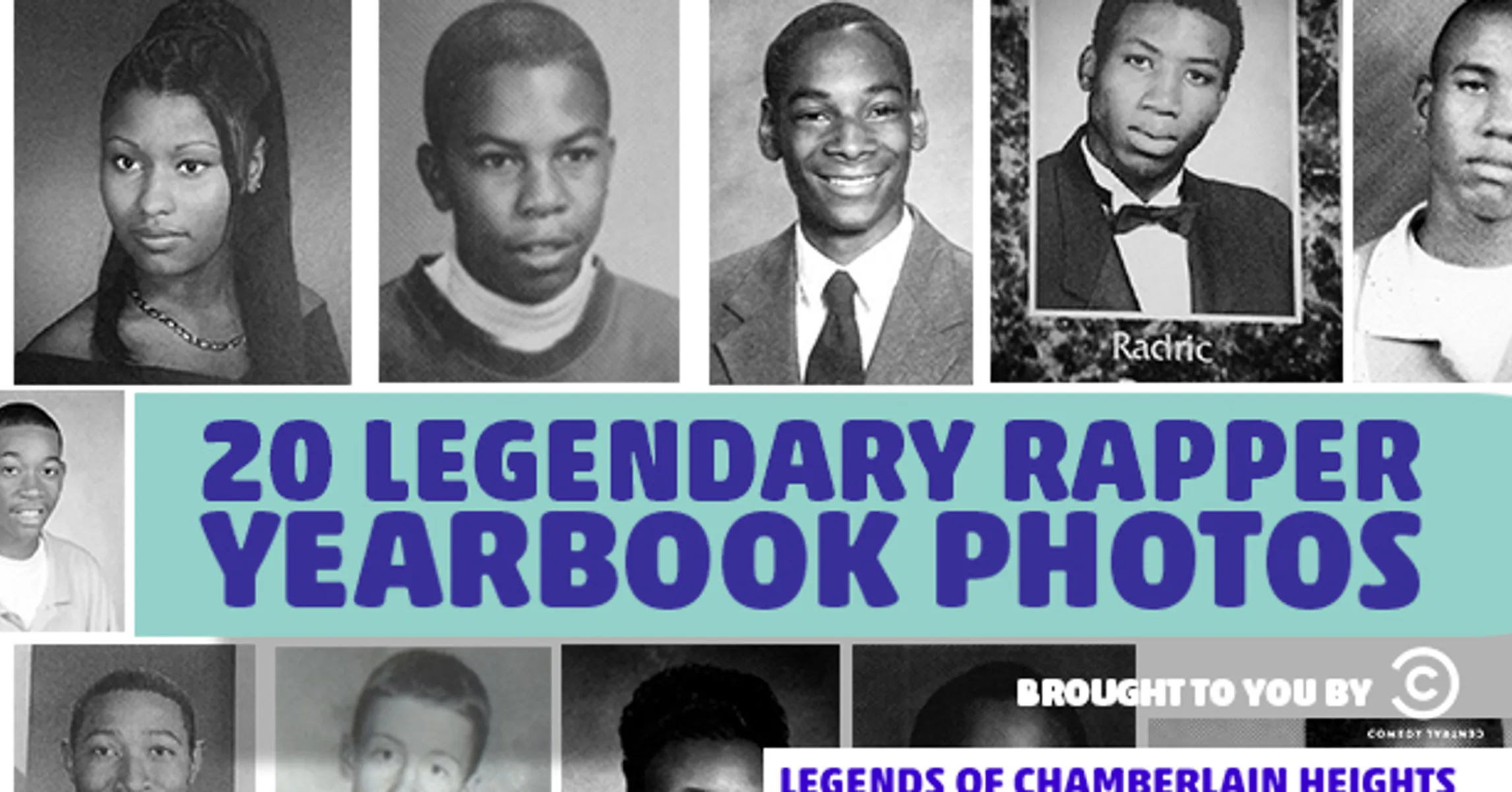20 Legendary Rapper Yearbook Photos