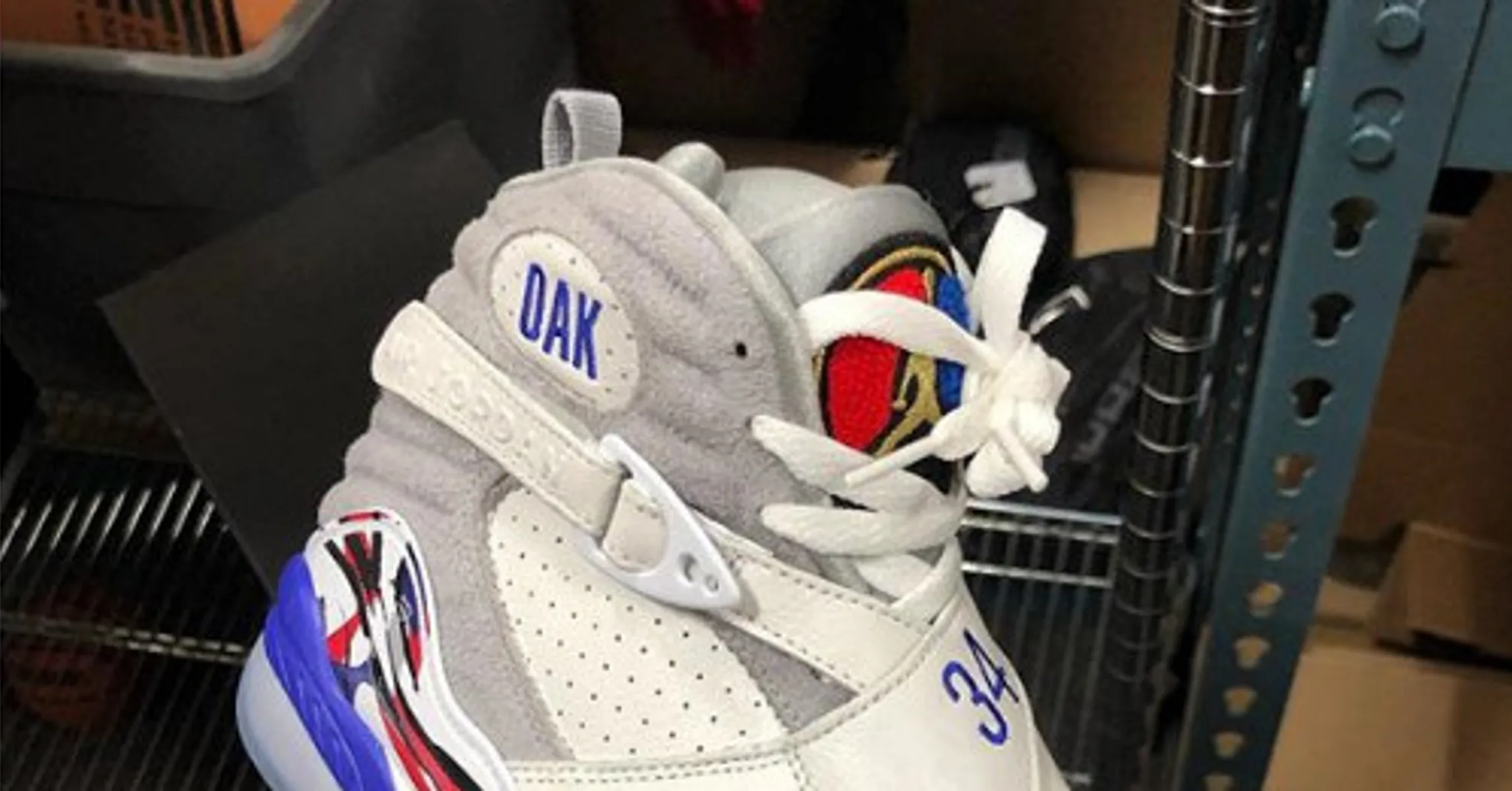 OVO x Air Jordan 8 “Charles Oakley” PE Resurfaces: New Images