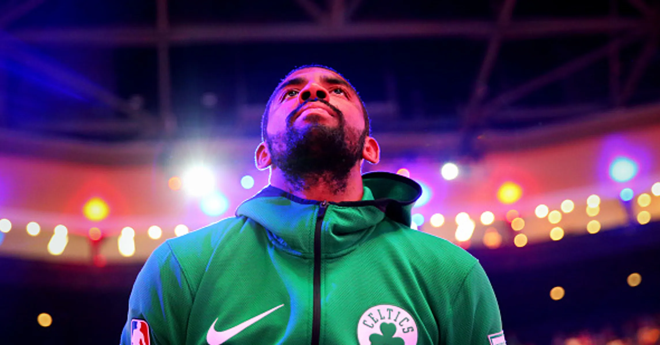 Kyrie Irving Unveils Nike Kyrie 5 "Be True" With Rainbow Swooshes