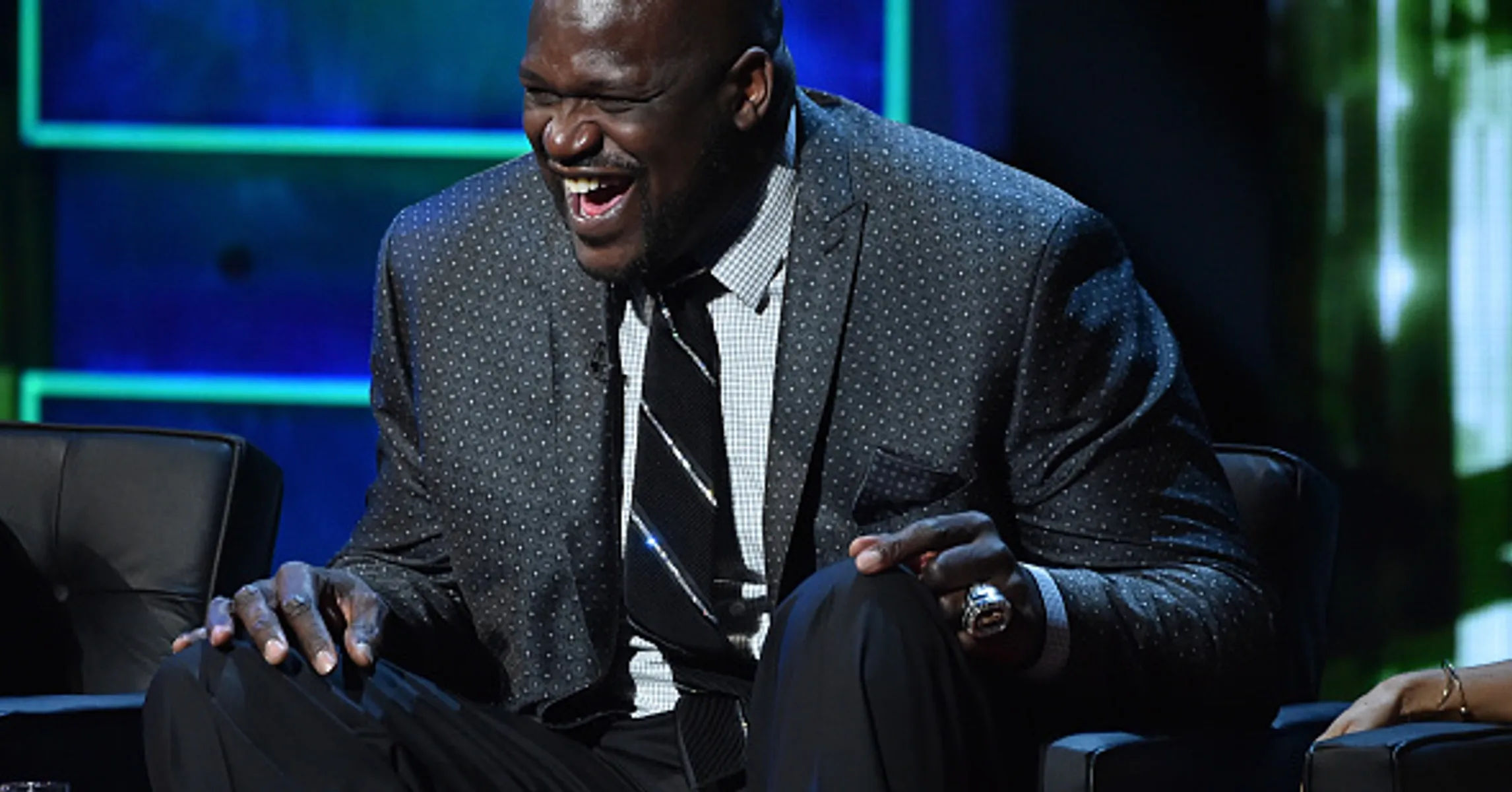 Shaq Recalls Hilarious Stevie Wonder Story, Claims He Can Actually See