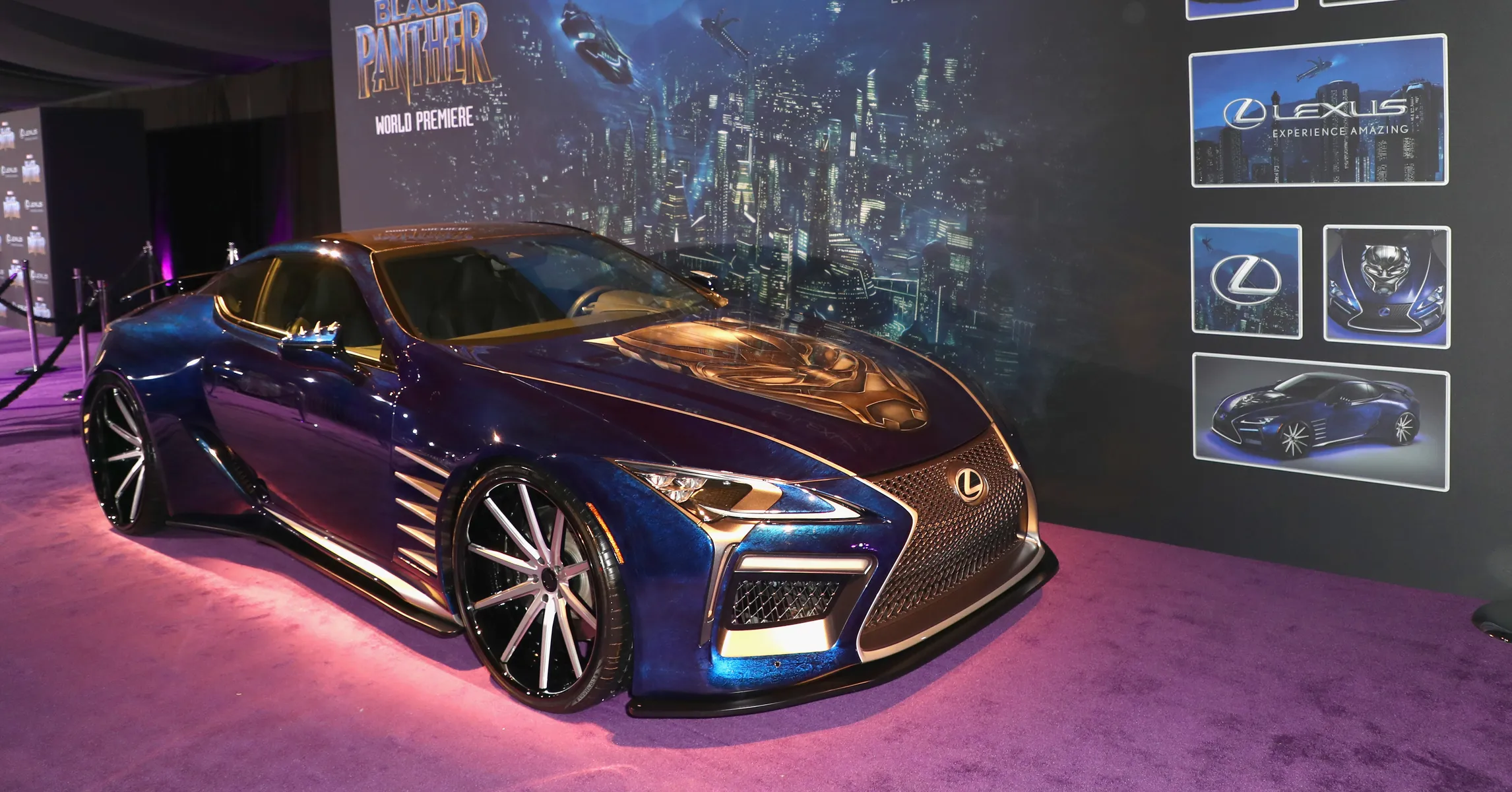 "Black Panther" & Lexus Link Up For Exclusive LC 500 Model