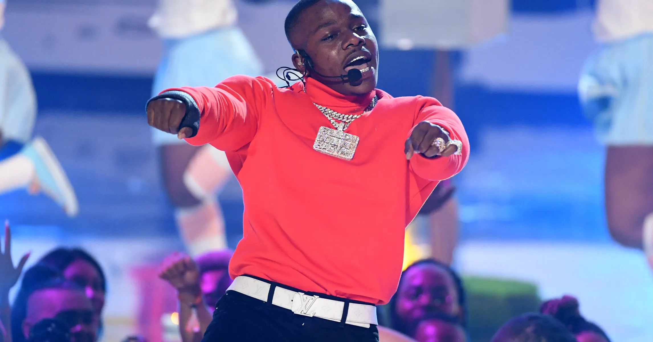 DaBaby's Custom Diamond Embedded "Kirk" Chain Is Insane